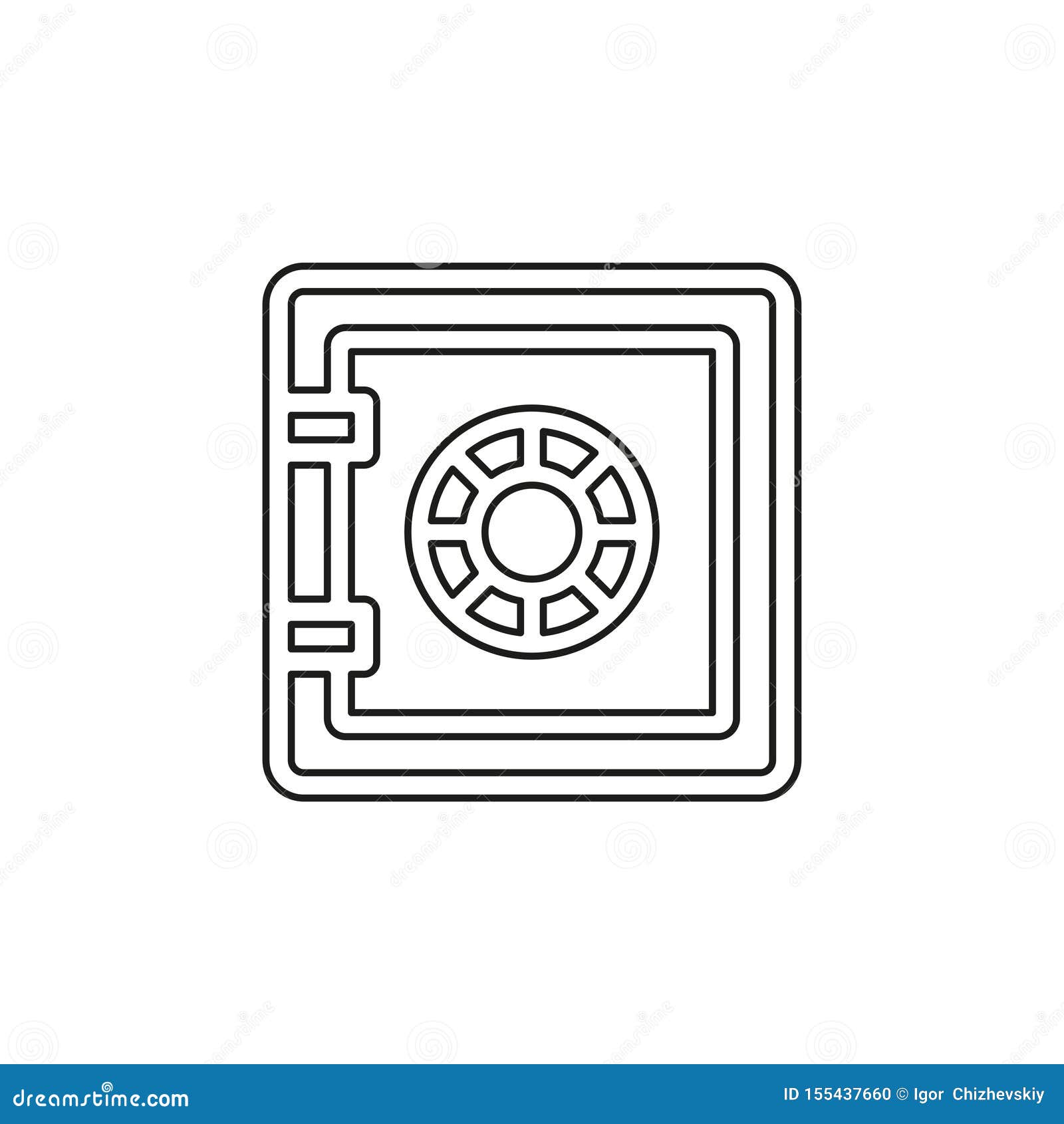 Simple Safe Illustration | CartoonDealer.com #107951614