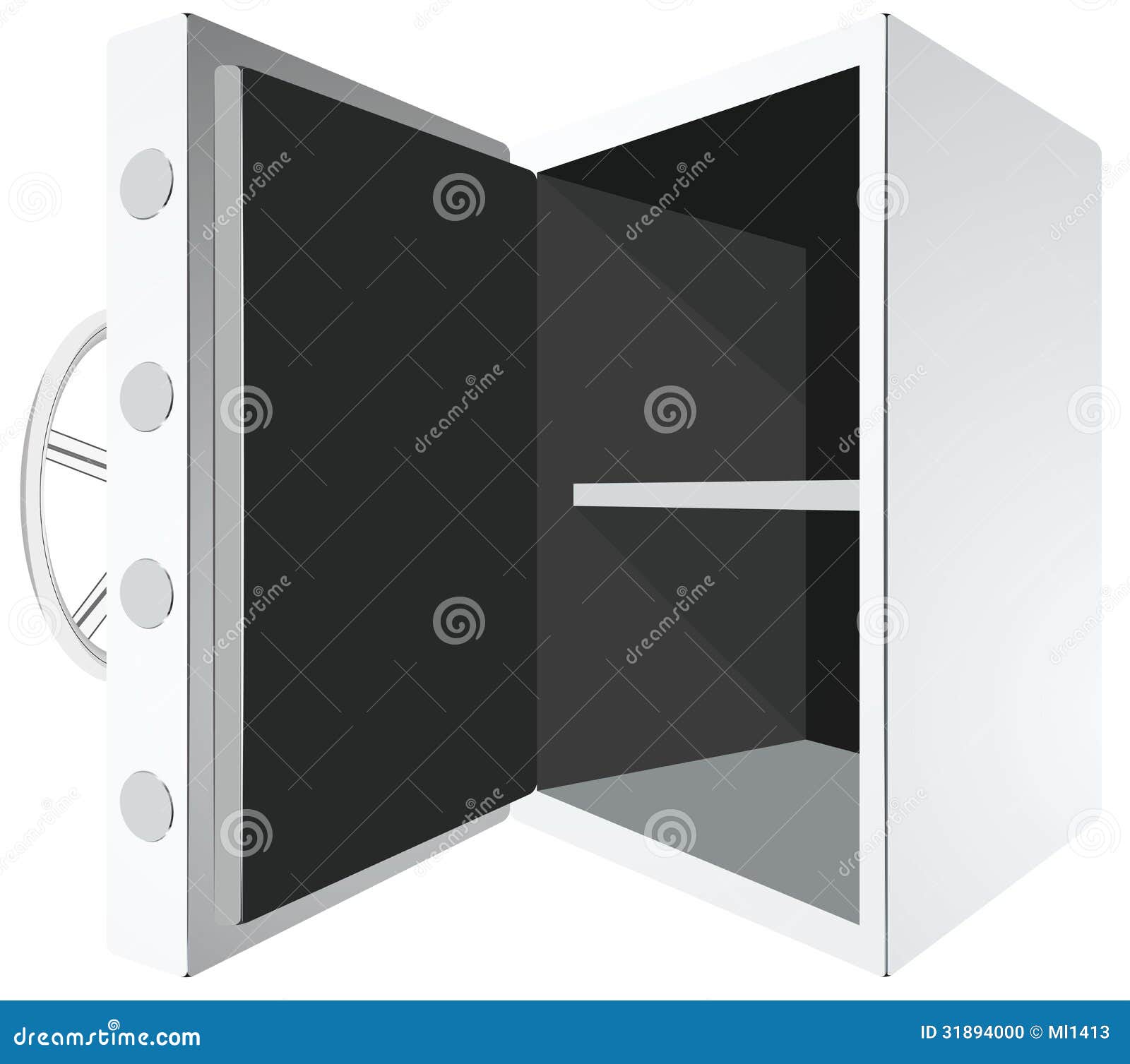 Safe vector stock vector. Illustration of isolated, power - 31894000