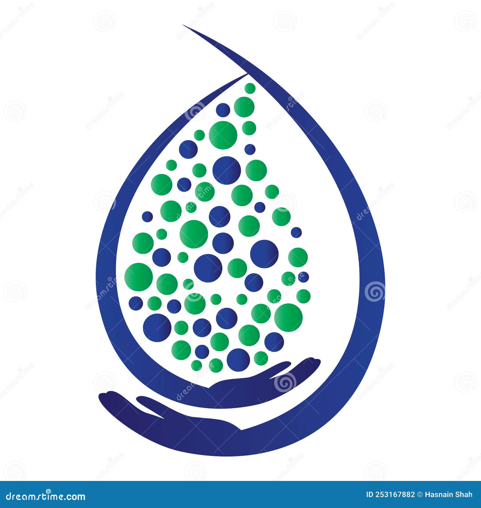 Safe Water Logo Template Design. Stock Vector - Illustration of logo ...