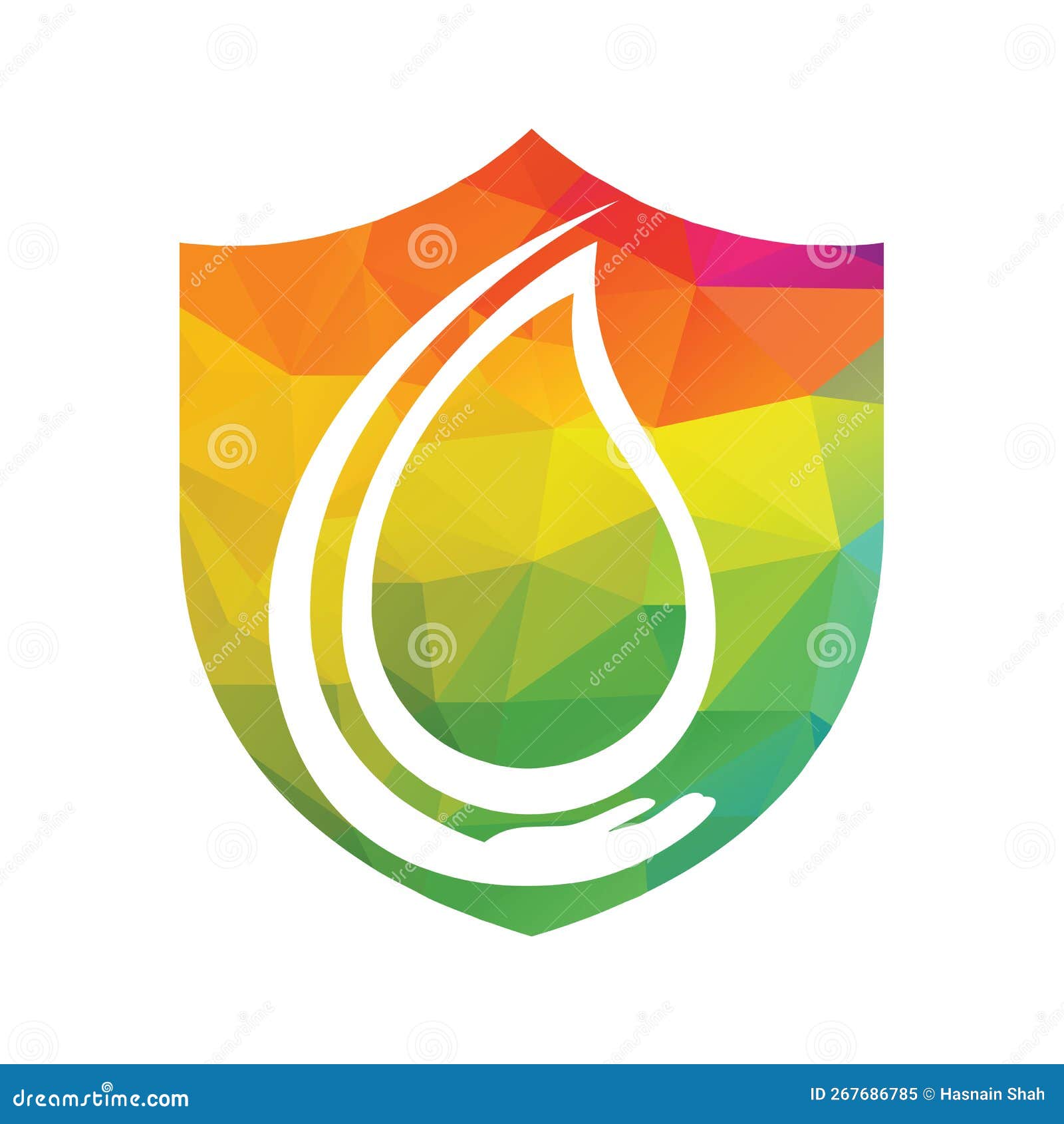 Safe Water Logo Template Design. Stock Vector - Illustration of drink ...