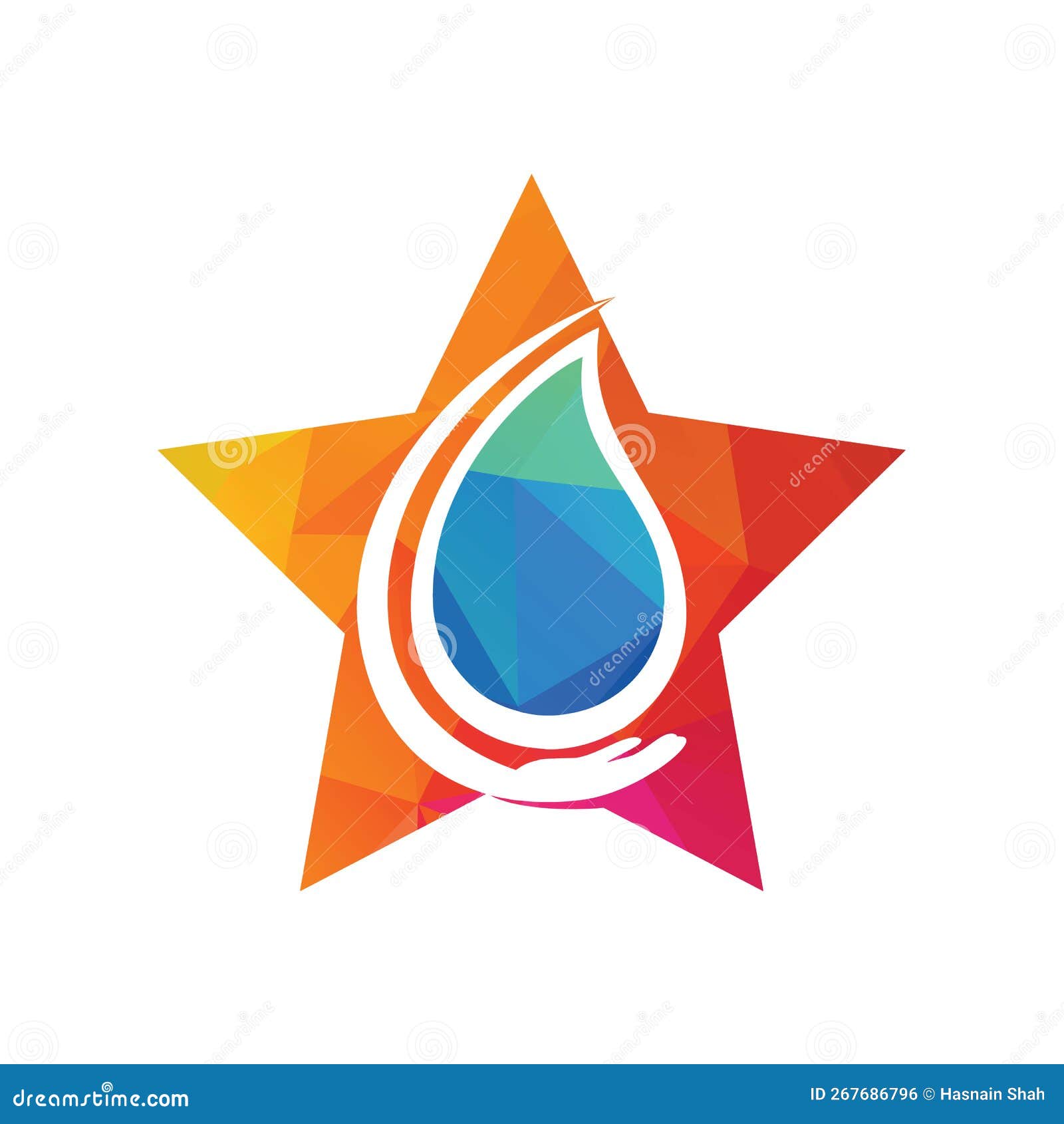 Safe Water Logo Template Design. Stock Vector - Illustration of liquid ...