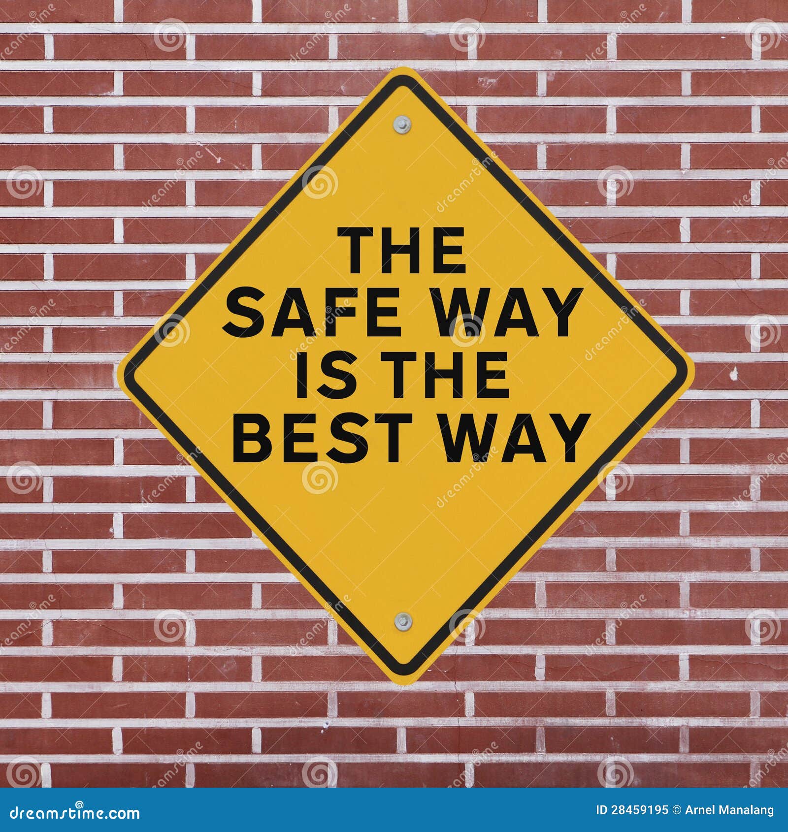 The Safe Way Is The Best Way Royalty Free Stock Photo - Image: 28459195 The Safe Way Is The Best Way Royalty Free Stock Photo - Image: 28459195