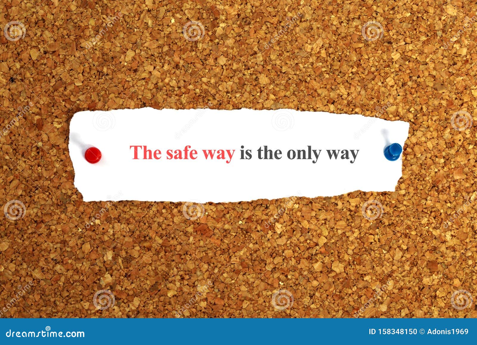 The safe is the only way stock photo. Image of growing - 158348150