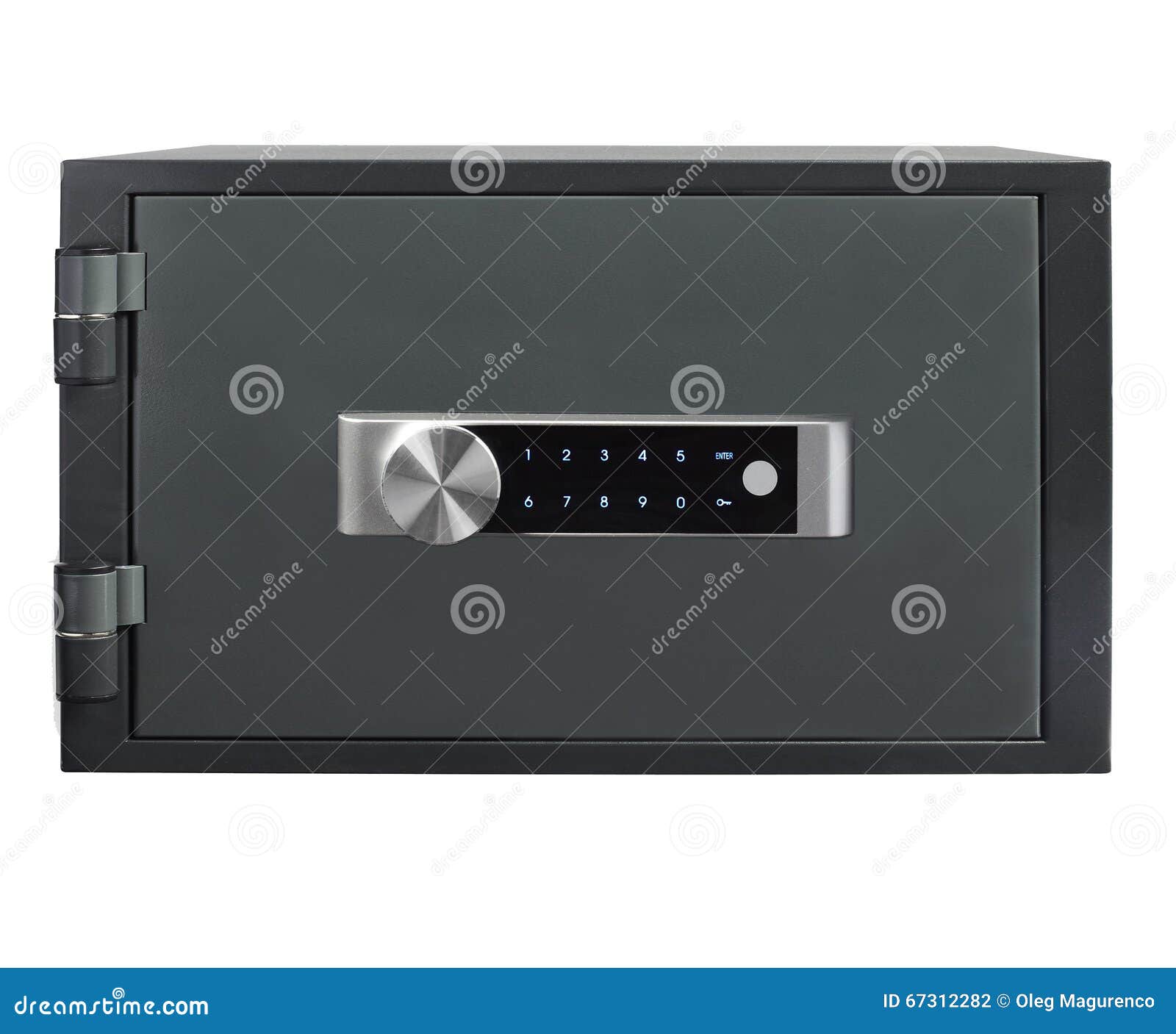 Safe on white background stock photo. Image of bank, isolated - 67312282