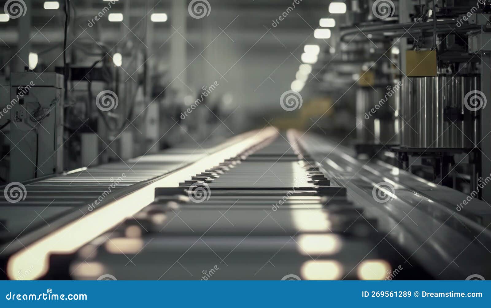 A Safe Working Environment with a Long Factory Assembling Conveyor Line ...