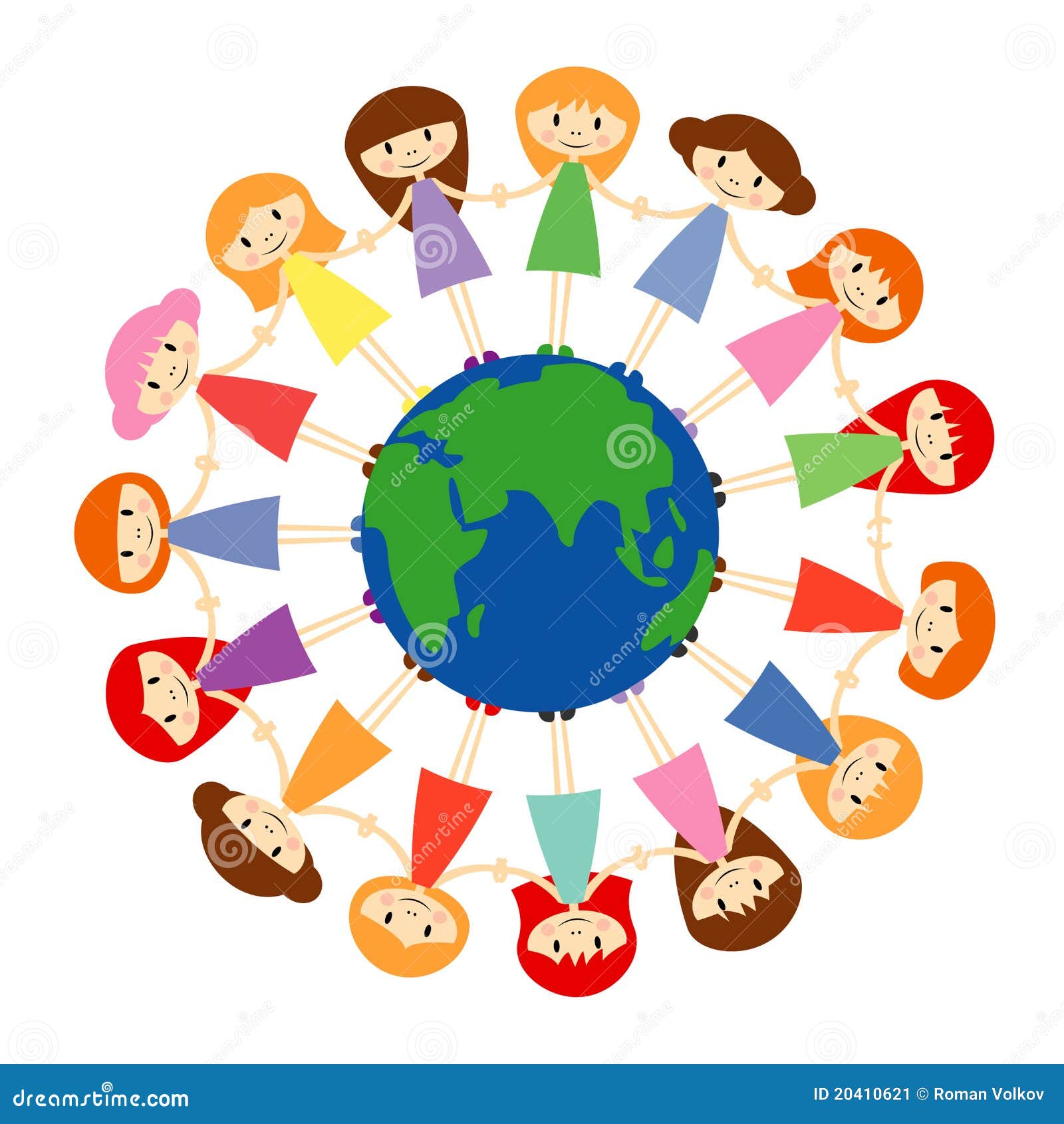 Safe the world stock vector. Illustration of happy, character - 20410621