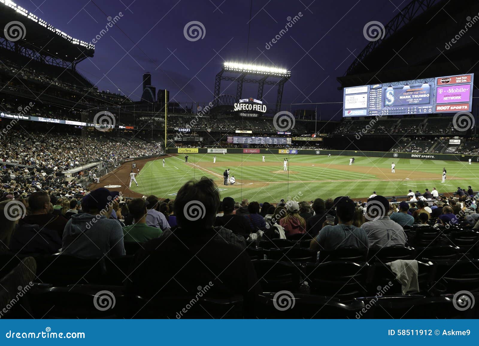 Safeco Field editorial photography. Image of stadium - 58511912