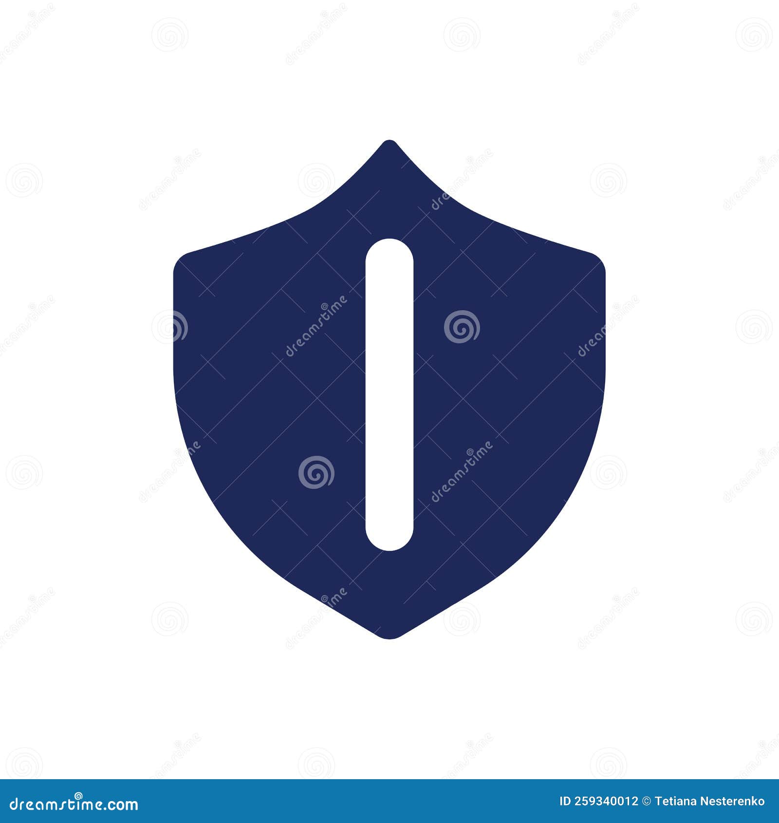 Safeguard Black Glyph Ui Icon Stock Vector - Illustration of design ...