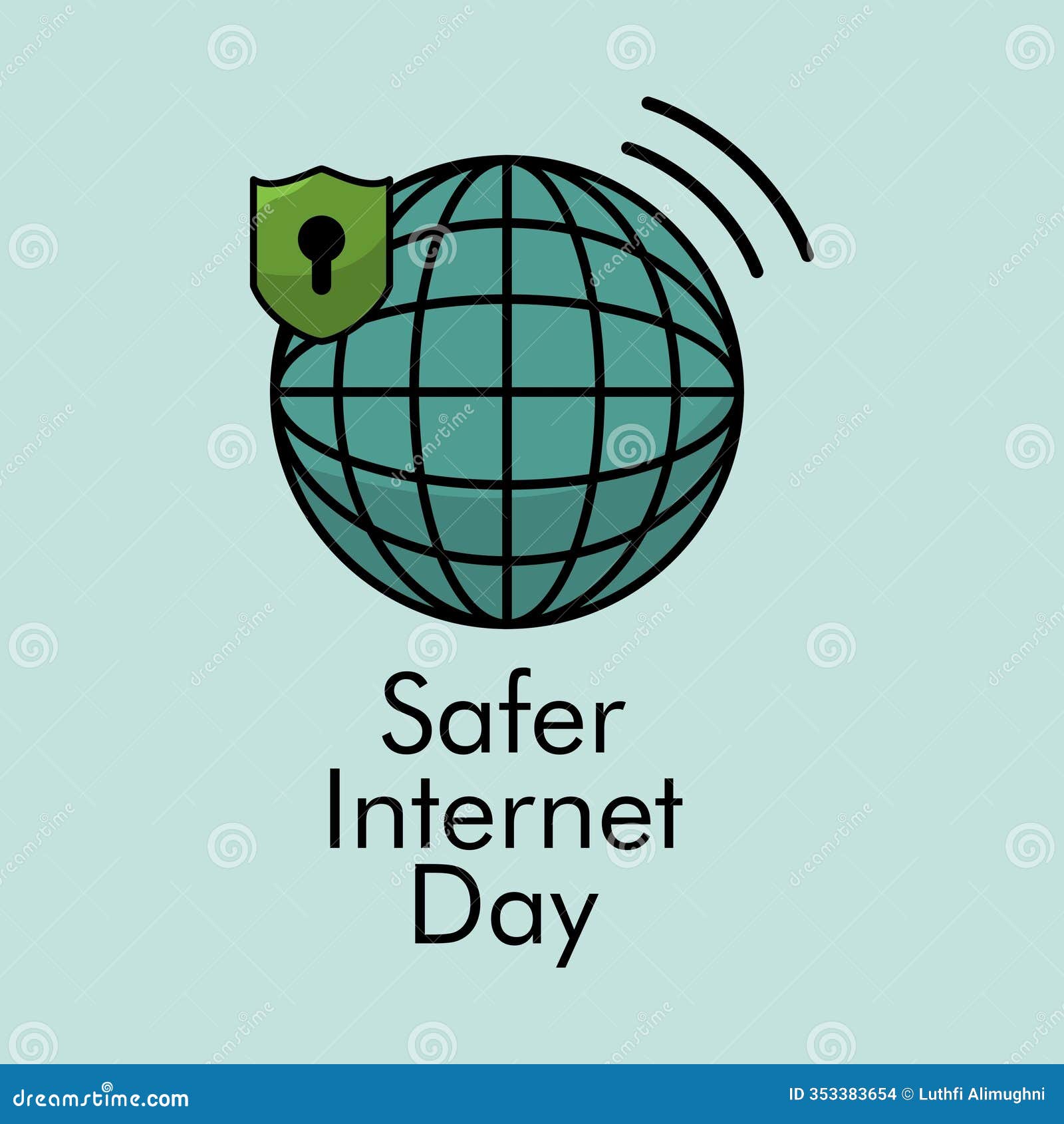 Safer Internet Day Poster Template Vector Stock Vector - Illustration ... Safer Internet Day Poster Template Vector Stock Vector - Illustration ...