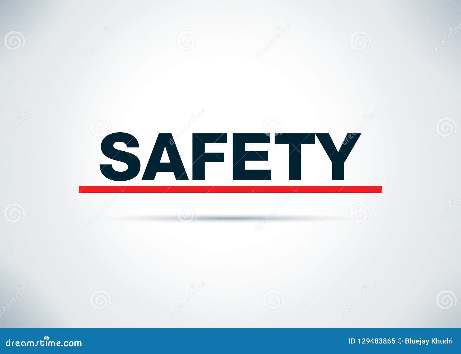 Safety Abstract Flat Background Design Illustration Stock Illustration ...