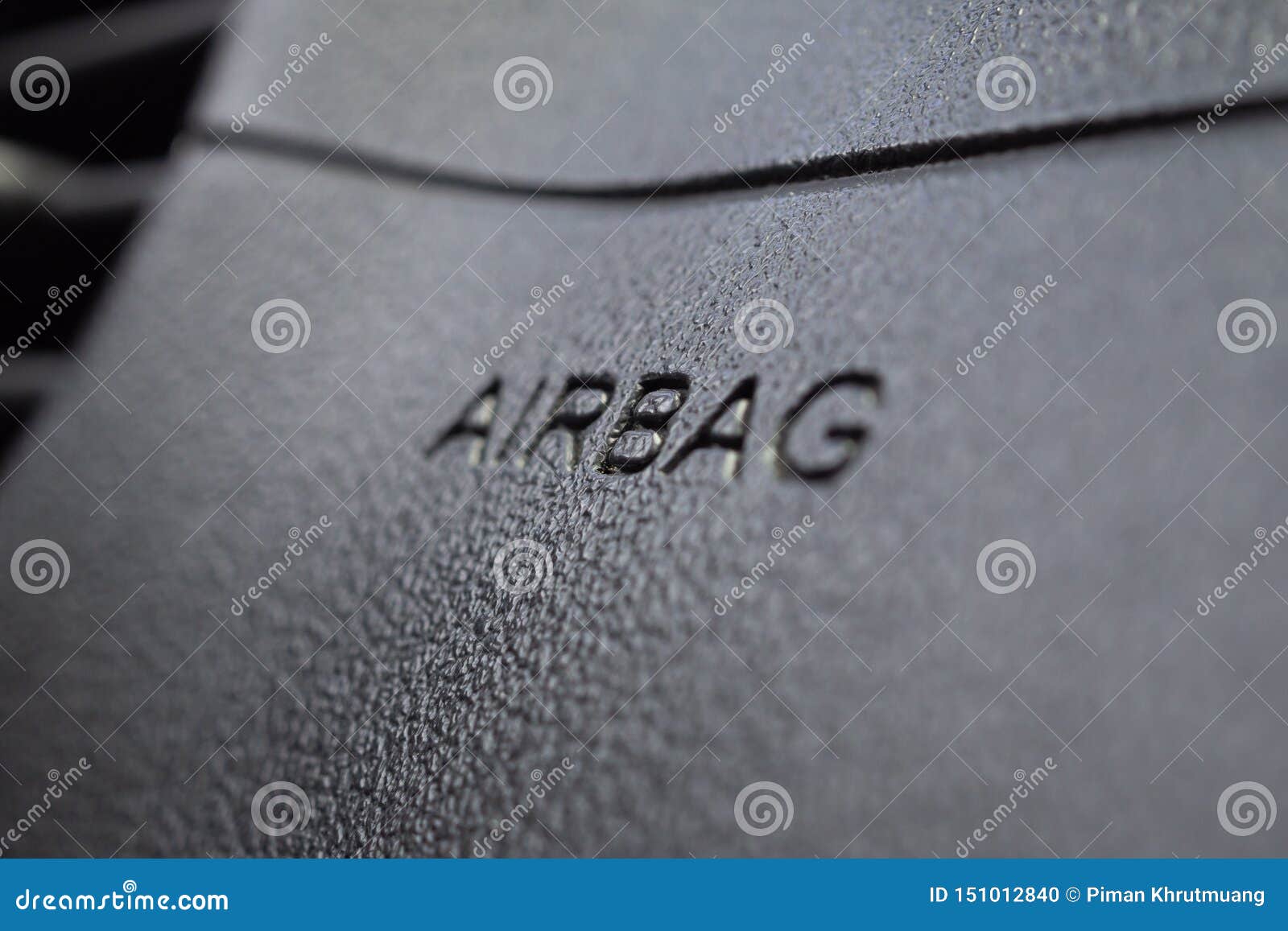 Safety Airbag Sign in Modern Car Stock Photo - Image of airbags ...