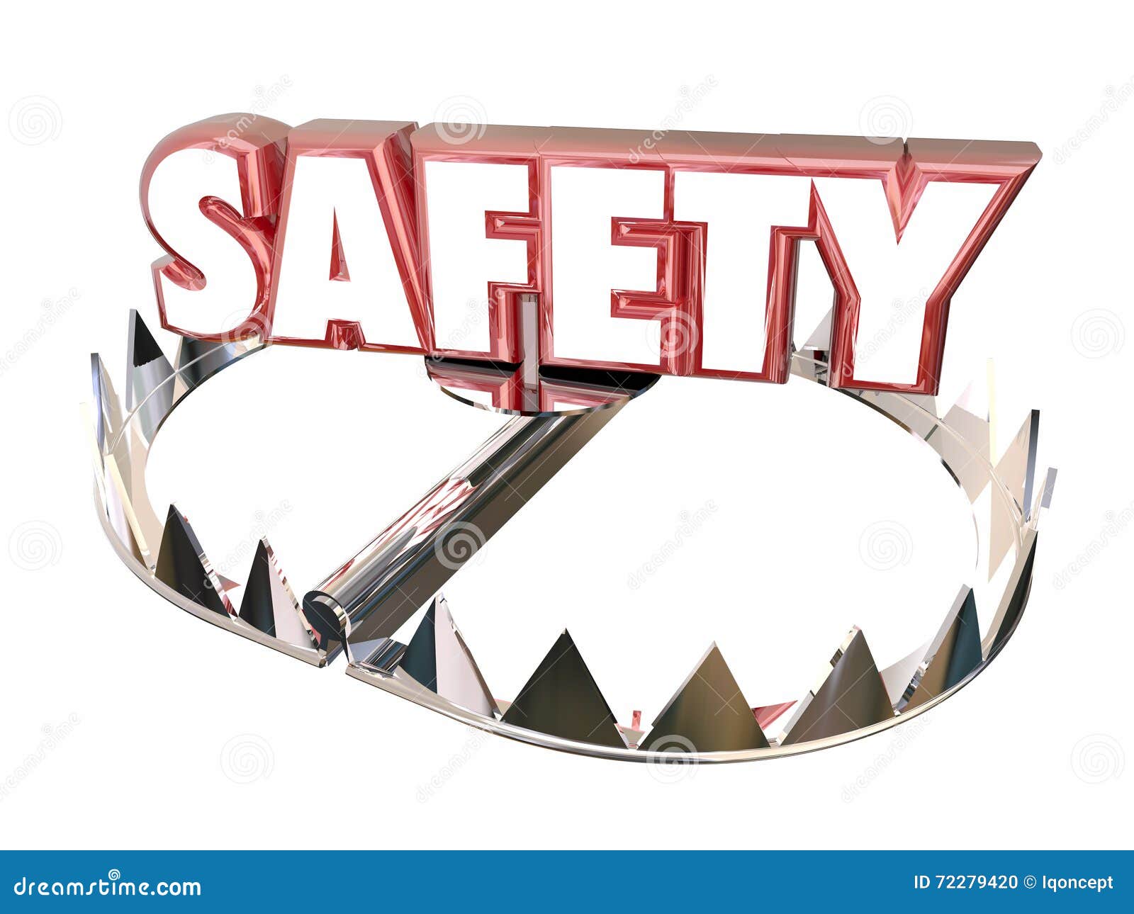 Safety Avoid Danger Protection Security Bear Trap Stock Illustration ...