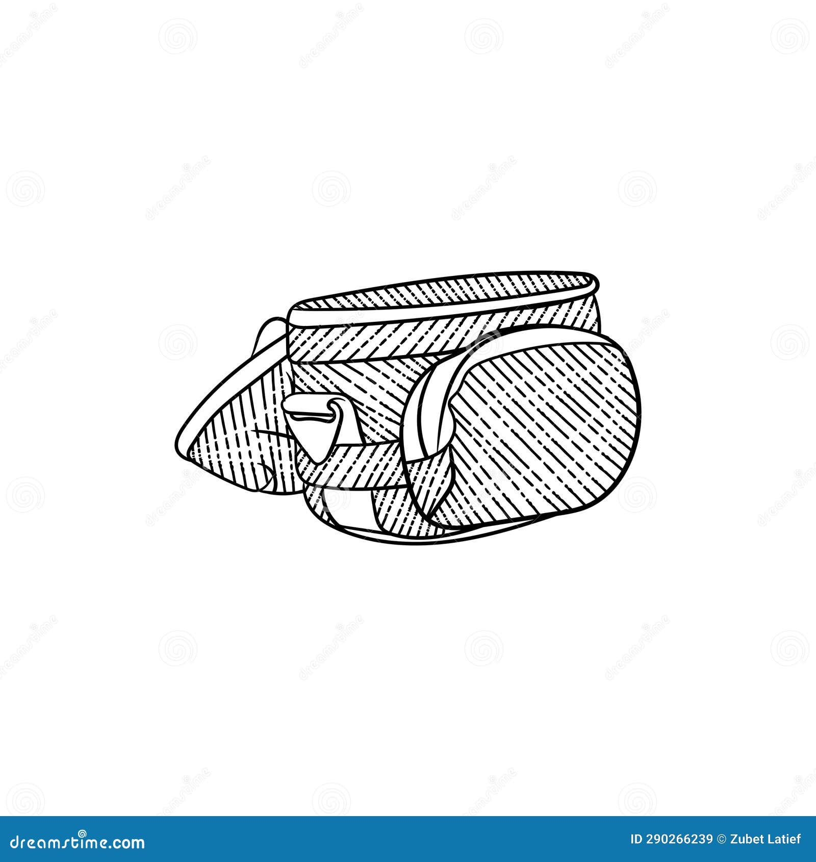 Safety Bag Vintage Art Design Stock Vector - Illustration of casual ...