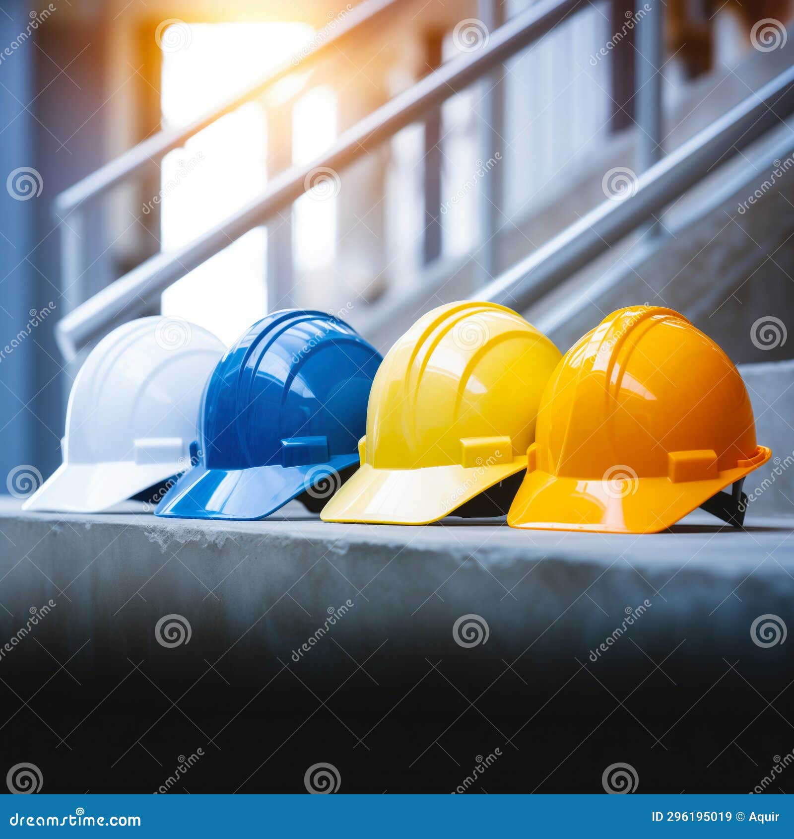 Safety Banner. Building Construction Engineering Concept Background ...