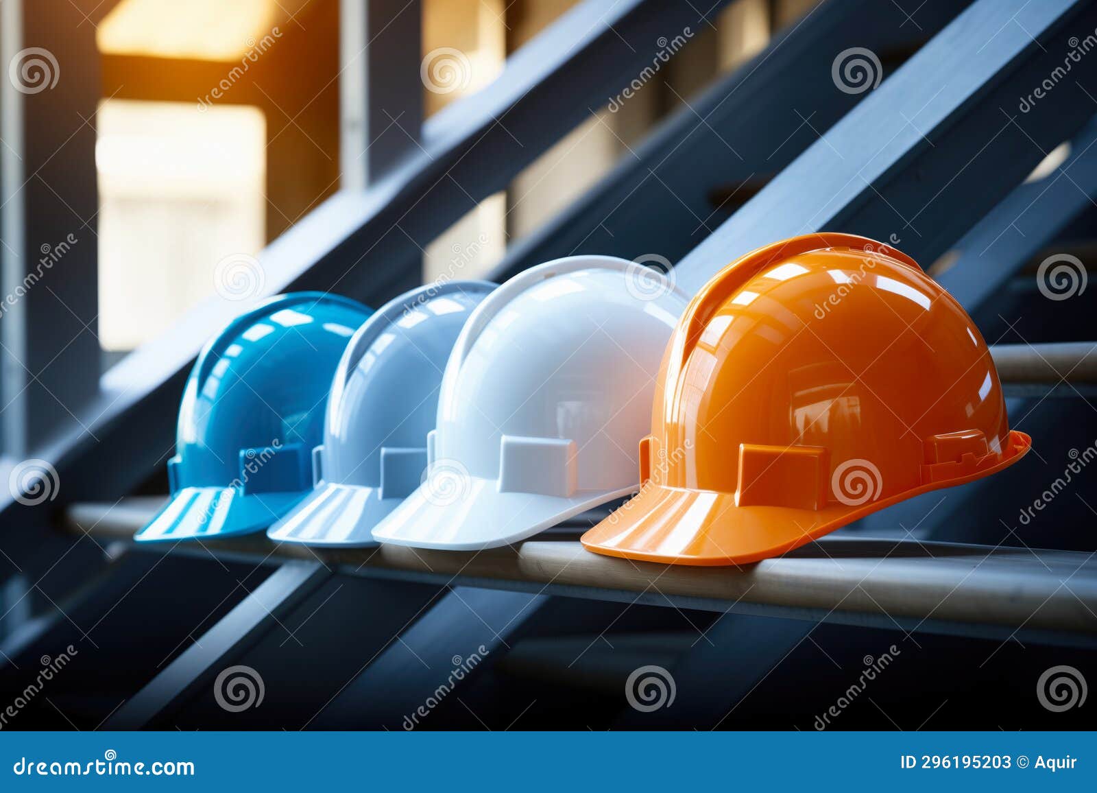Safety Banner. Building Construction Engineering Concept Background ...