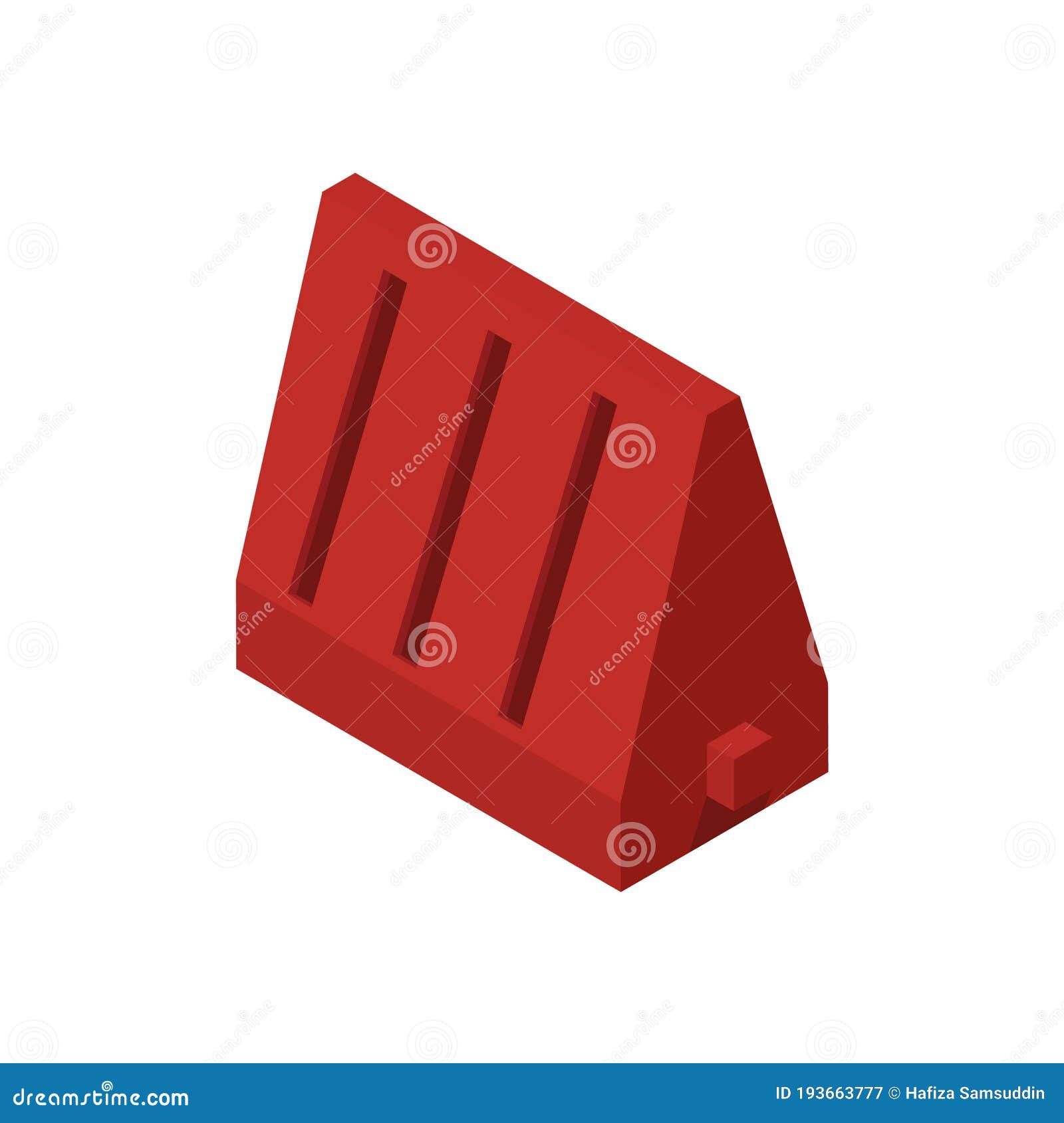 Safety Barricade. Vector Illustration Decorative Design Stock Vector ...