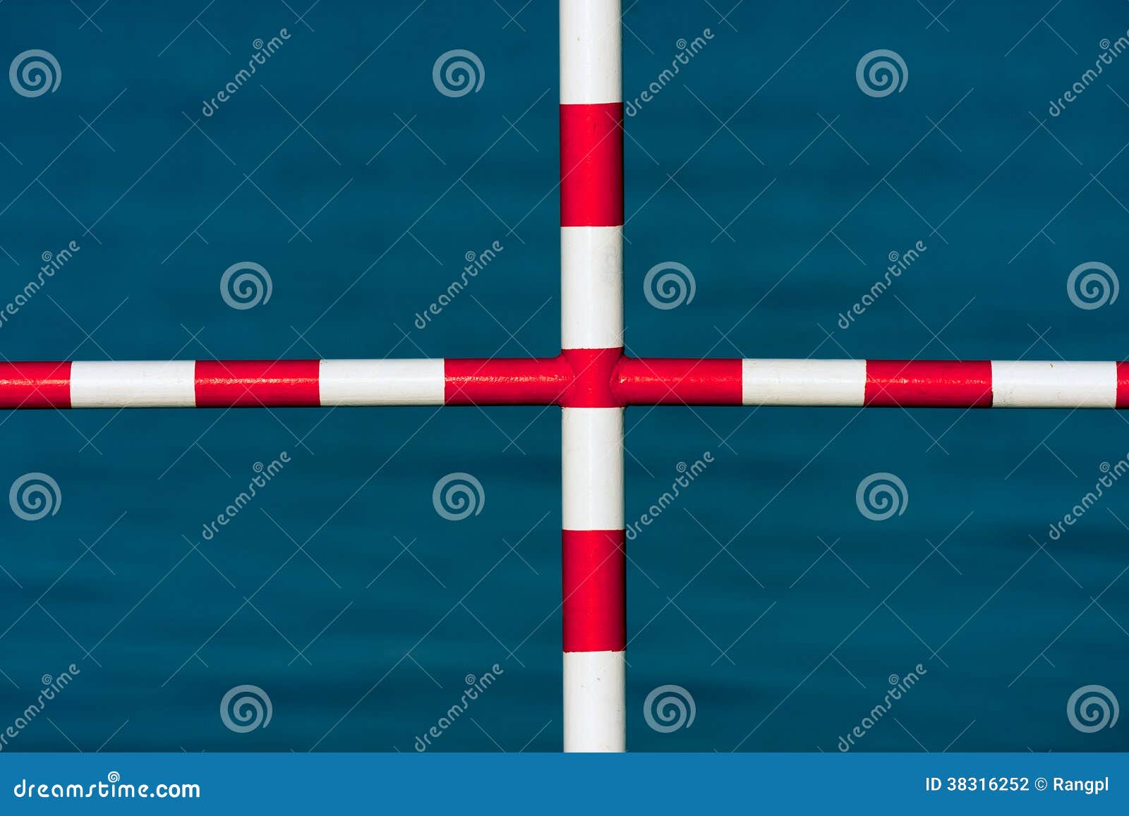 Safety barrier - cross stock photo. Image of safety, grid - 38316252