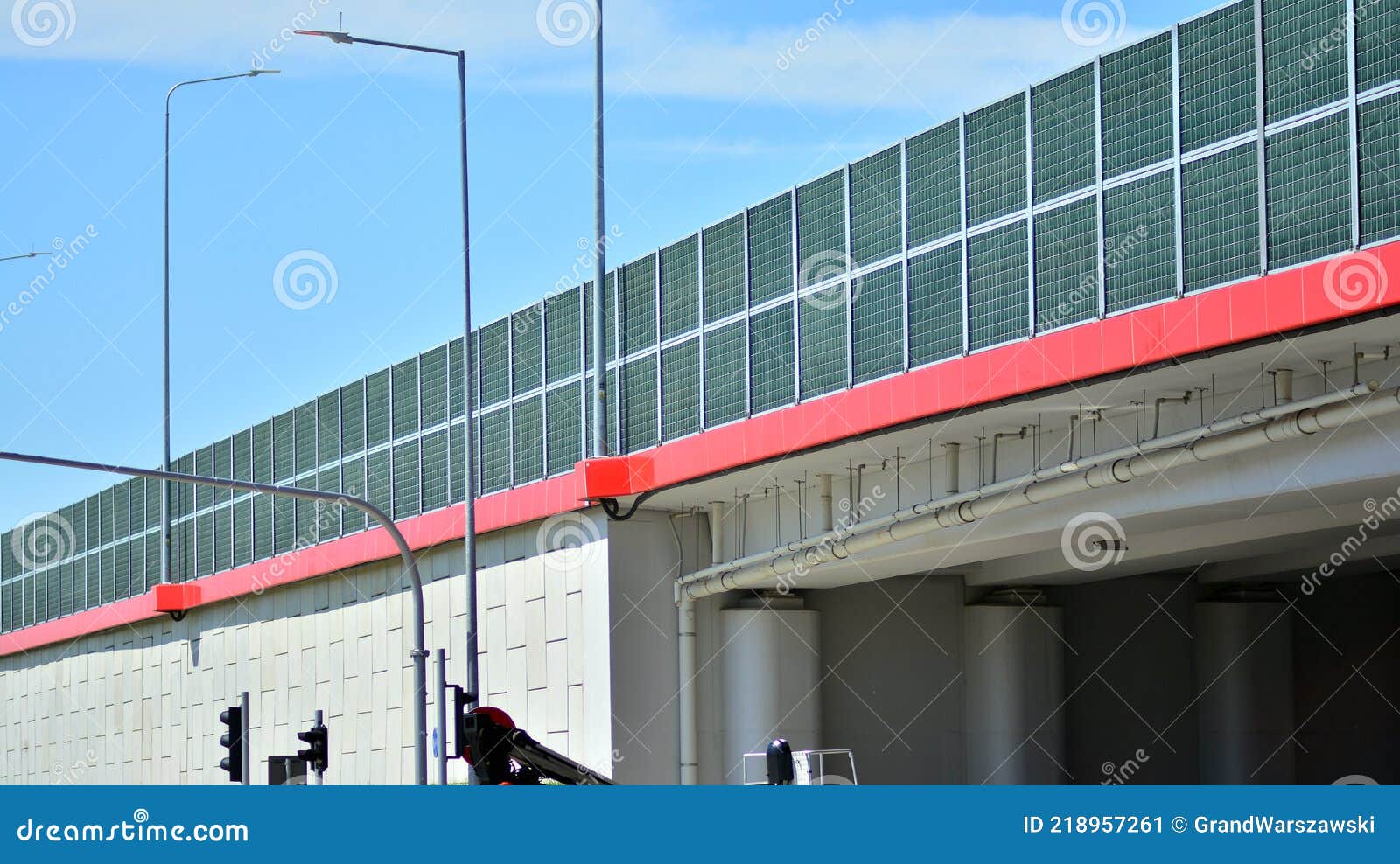 Safety Barriers on the Highway. Stock Image - Image of drive, direction ...