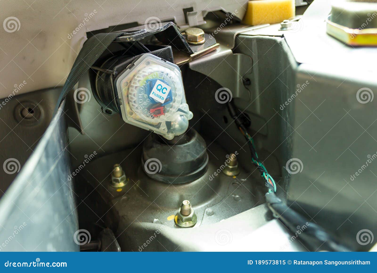 Safety Belt and Shock Absorber Cap. Stock Image - Image of business ...