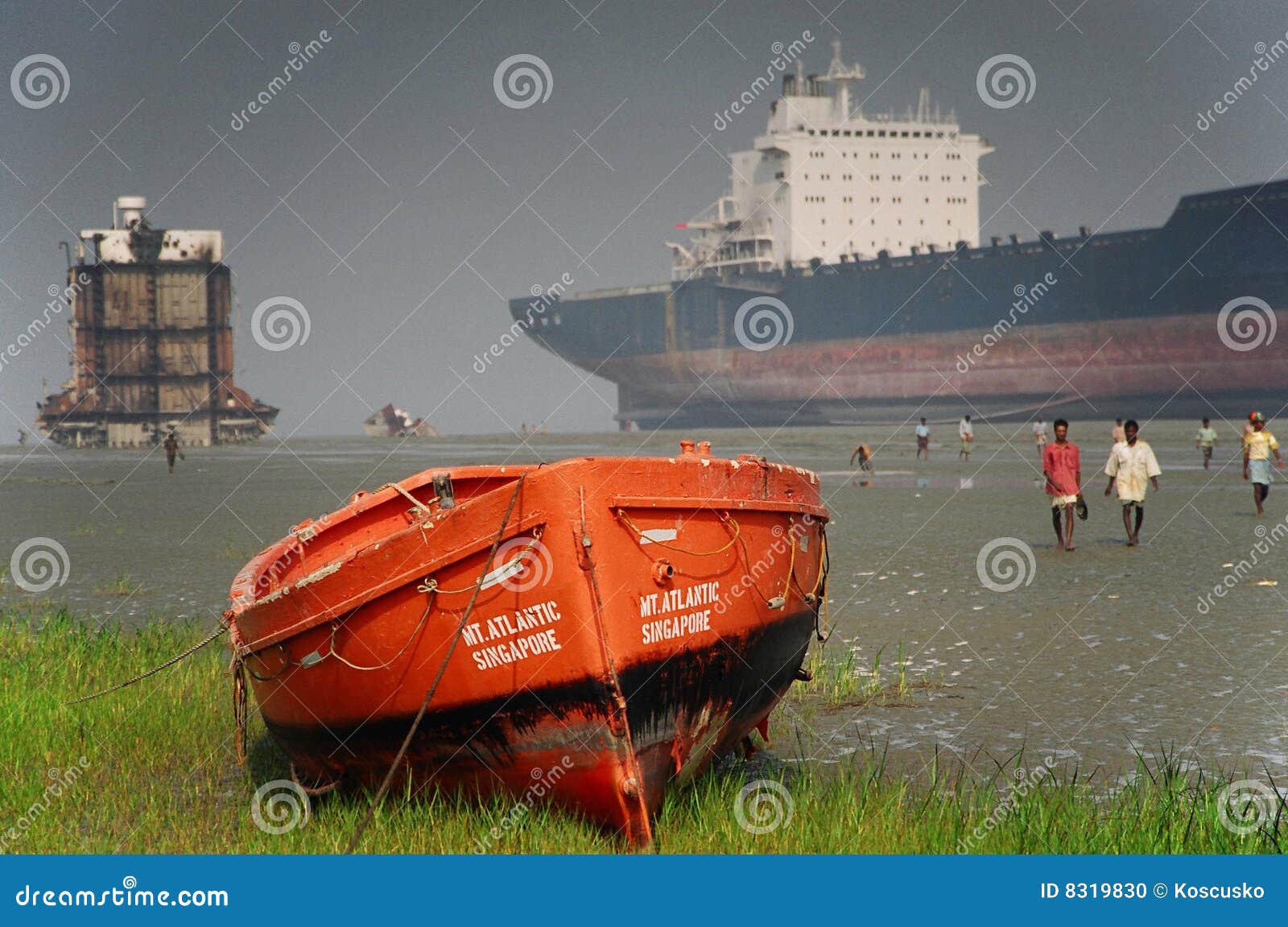 Safety boat editorial image. Image of boat, fishing, dirty - 8319830