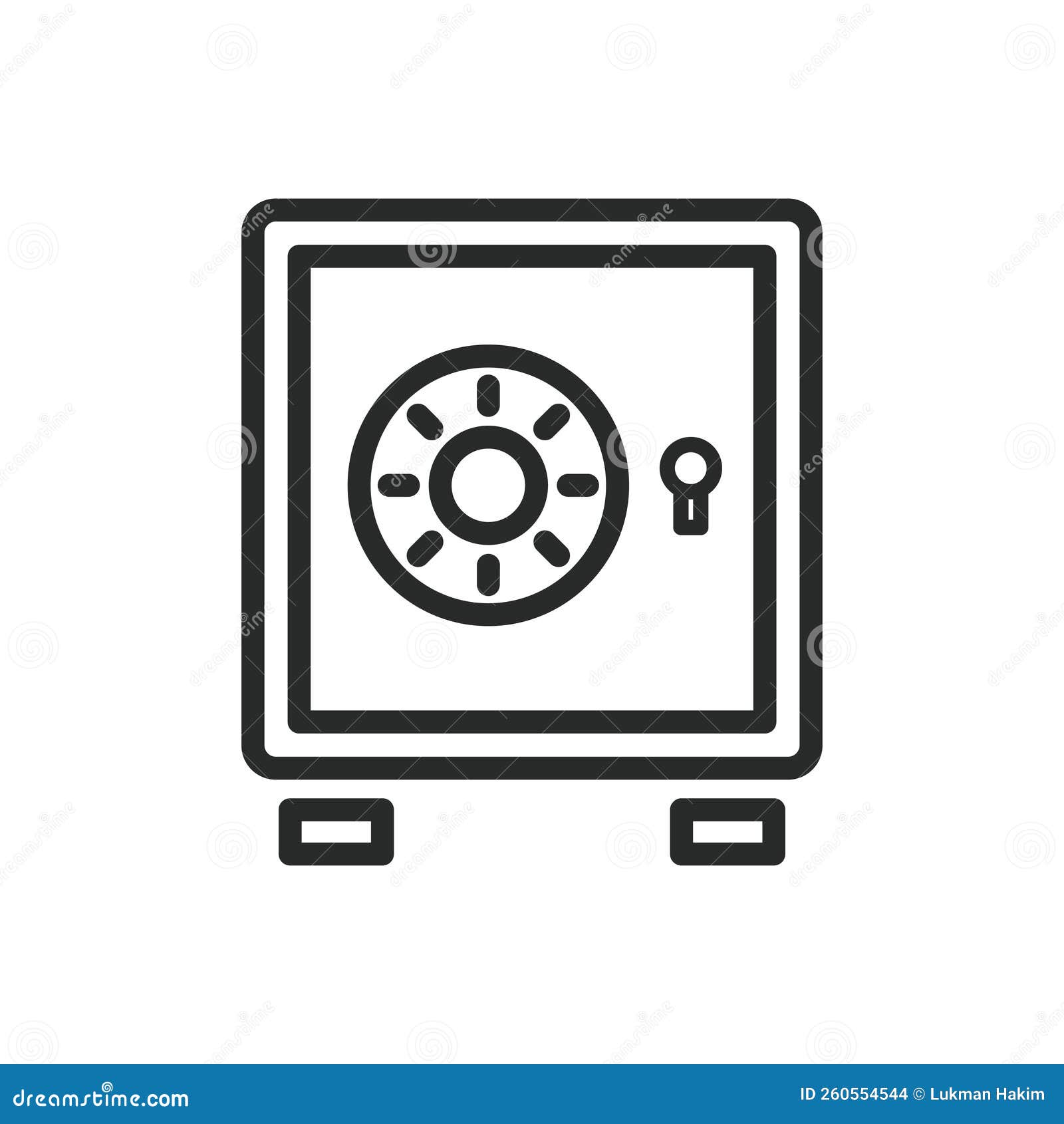 Safety Box Icon Vector Design Illustration Stock Vector - Illustration ...