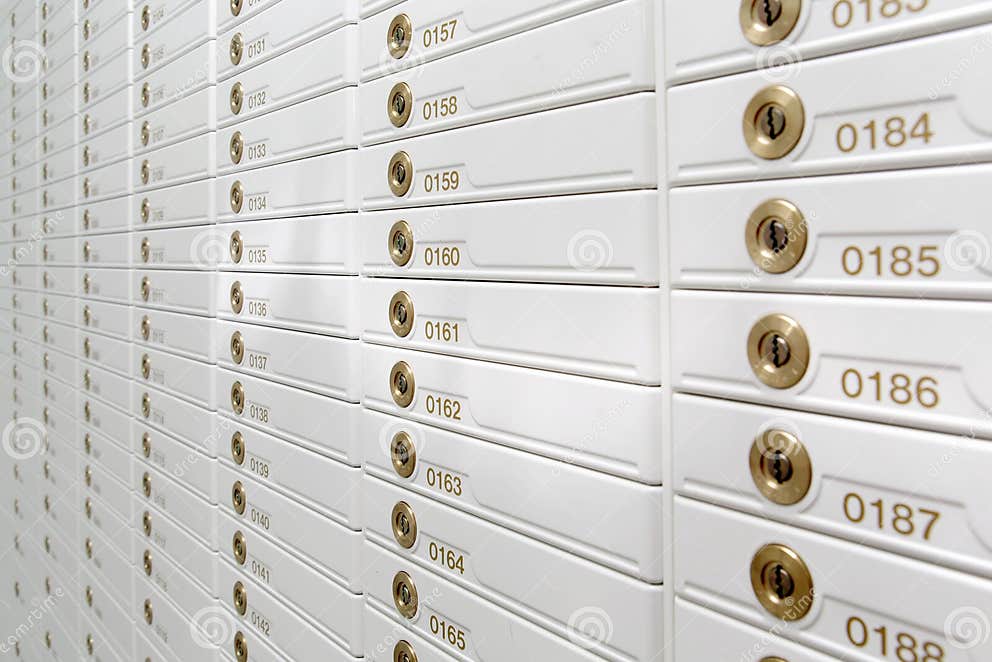 Safety Boxes stock photo. Image of assigned, boxes, mail - 820794