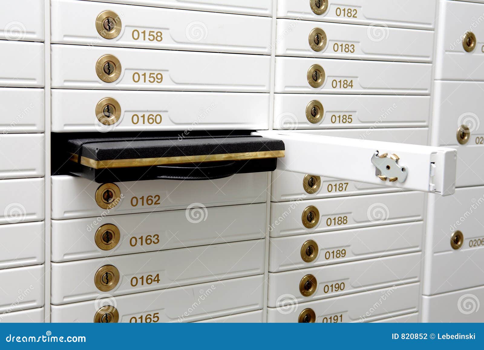 Safety Boxes stock photo. Image of deposit, finance, numbers - 820852