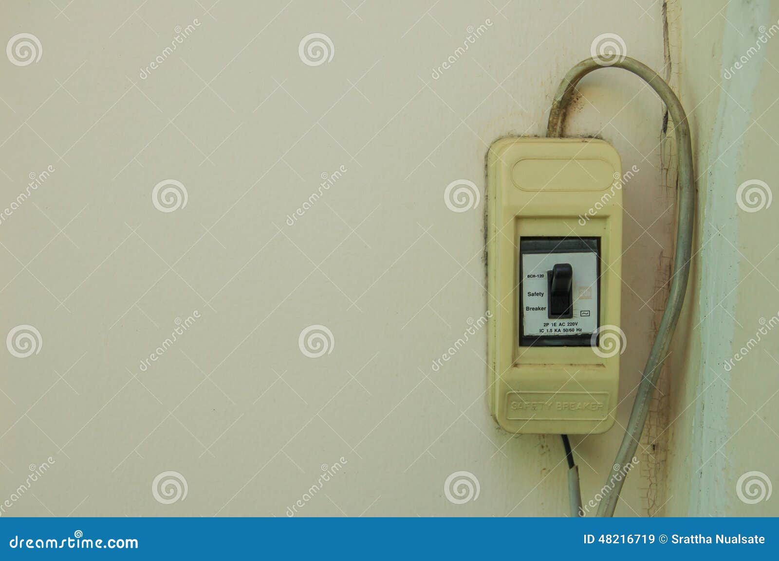 Safety breaker stock image. Image of circuit, switch - 48216719