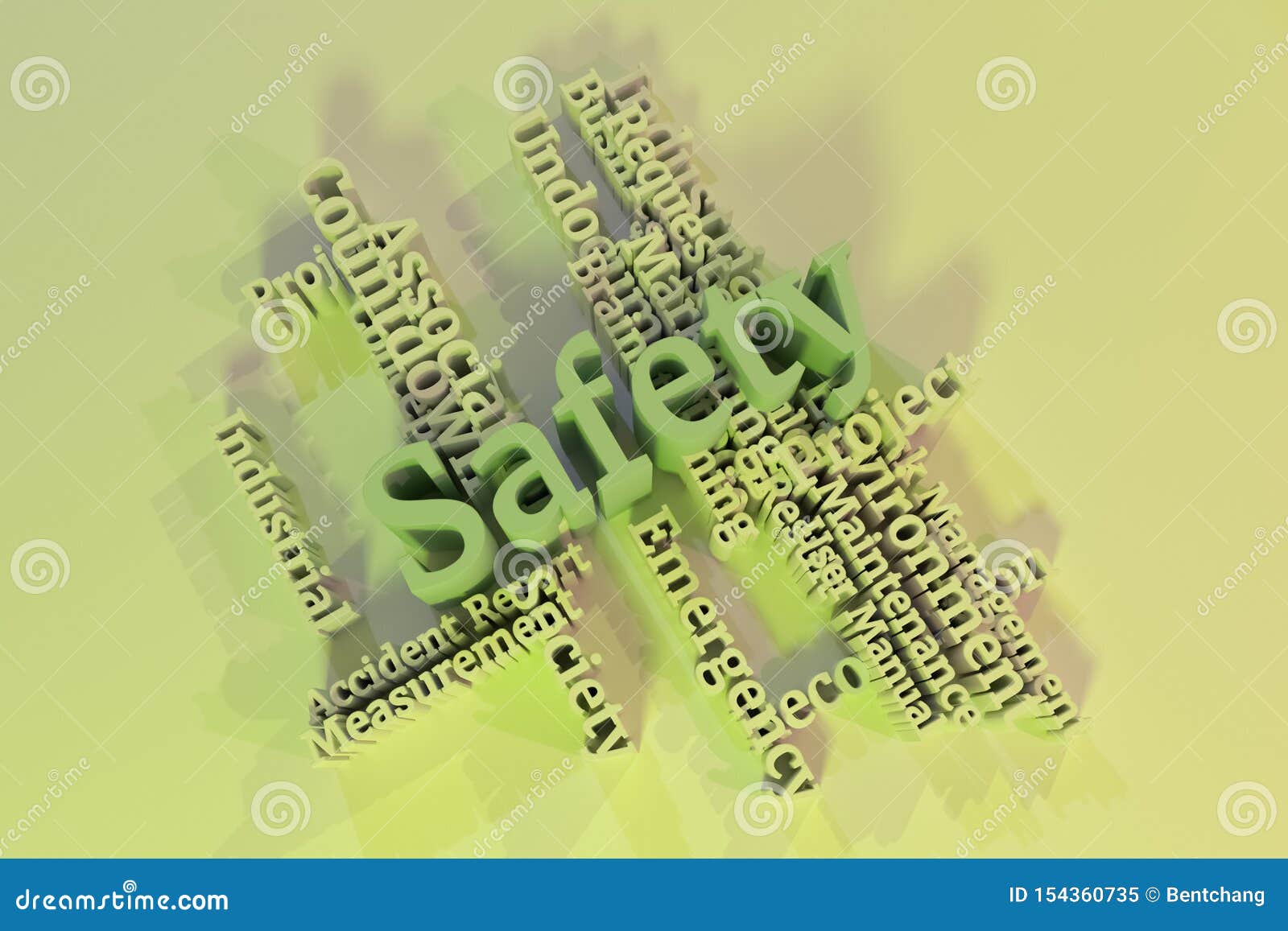 Safety, Business Keyword Words Cloud. for Web Page, Graphic Design ...