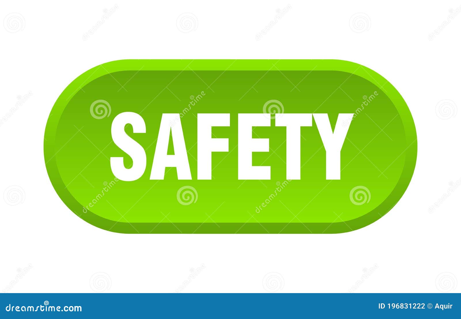 Safety button stock vector. Illustration of white, background - 196831222