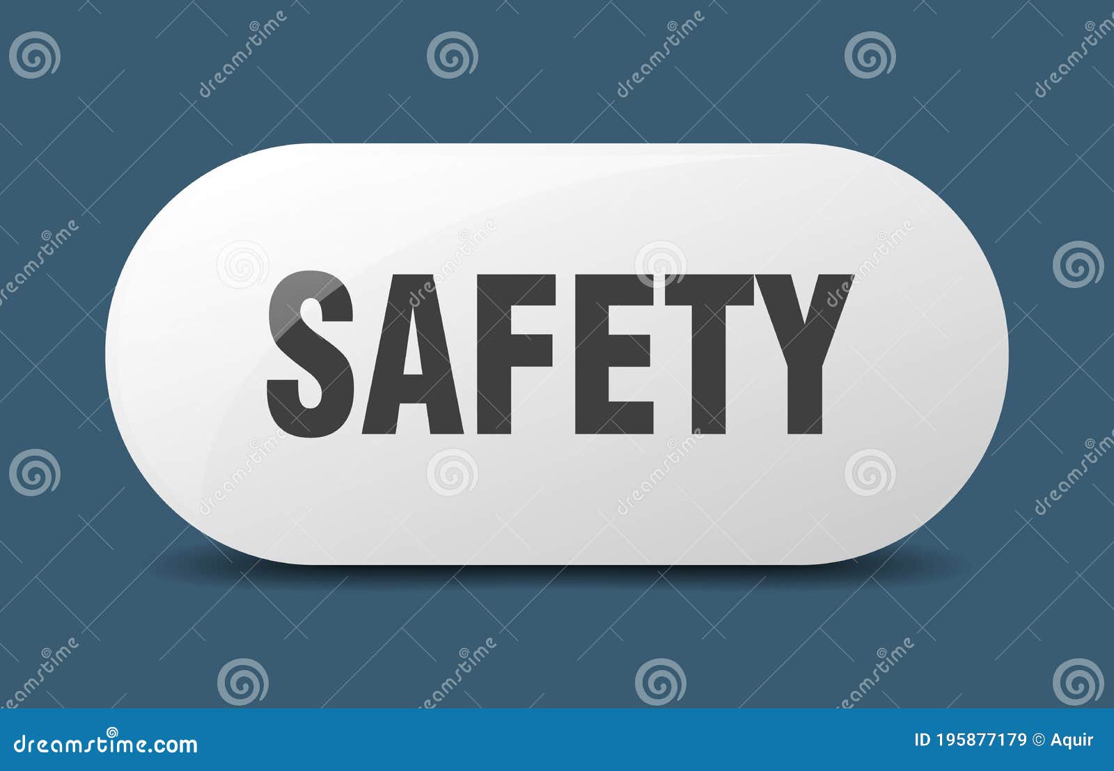 Safety Button. Safety Sign. Key. Push Button Stock Vector ...