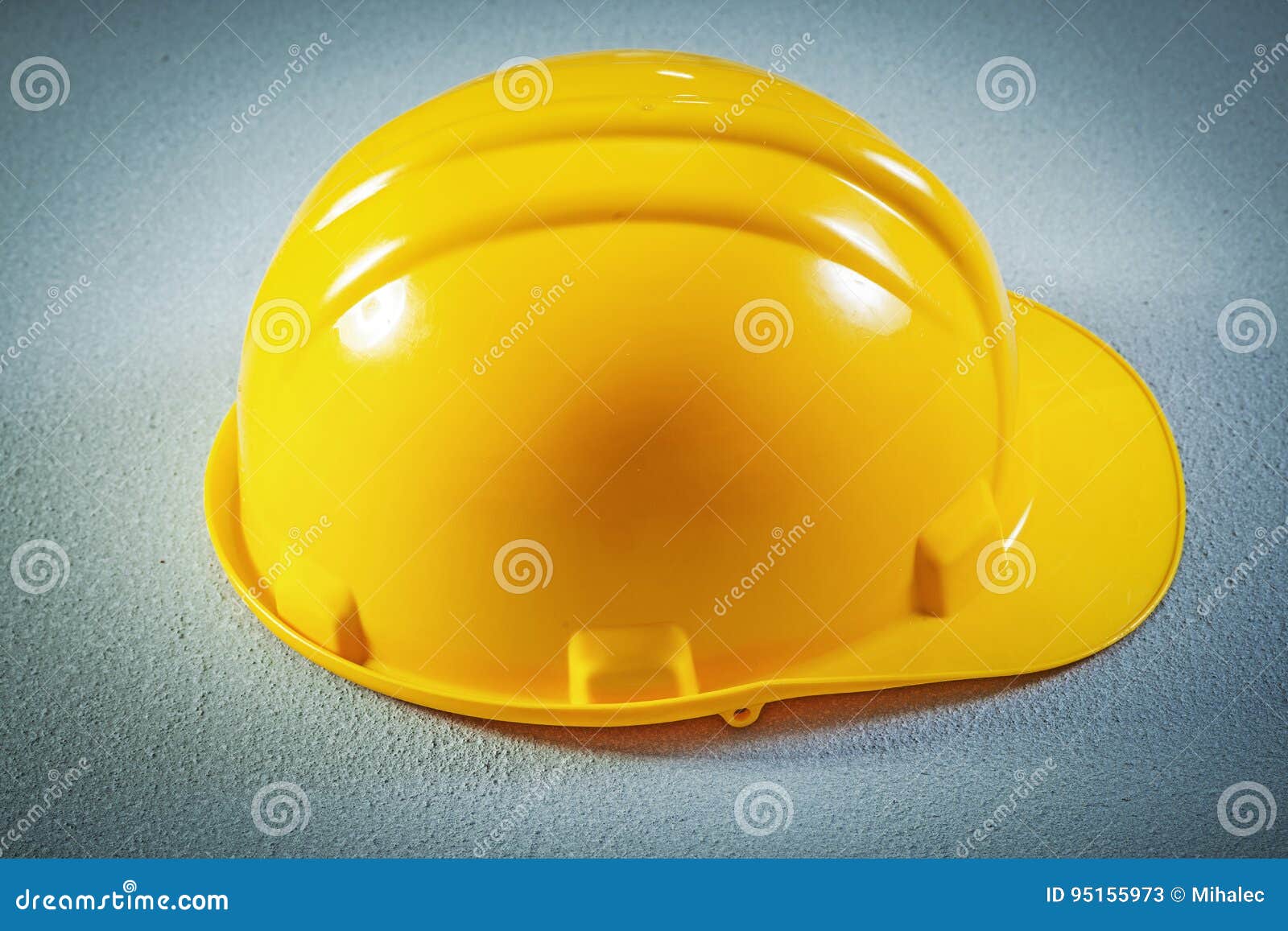 Safety Cap on Concrete Background Construction Concept Stock Image ...
