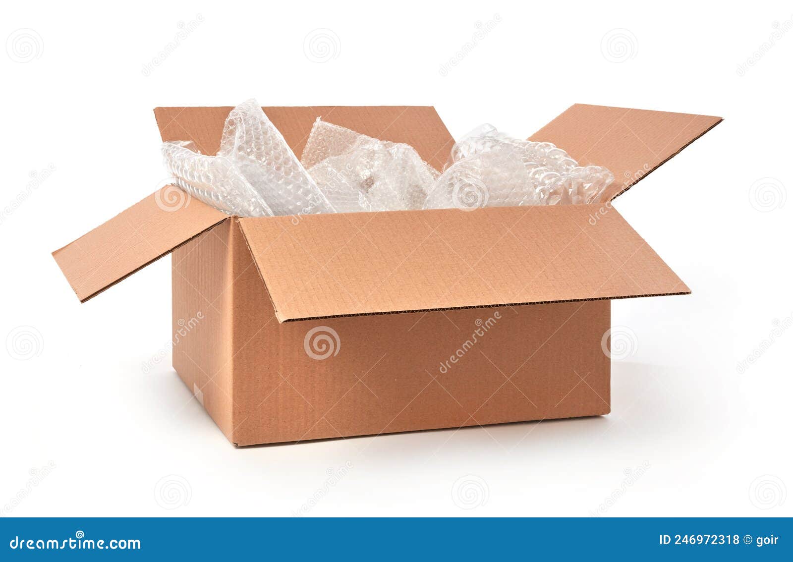 Safety Cardboard Box Packing Stock Photo - Image of opne, color: 246972318