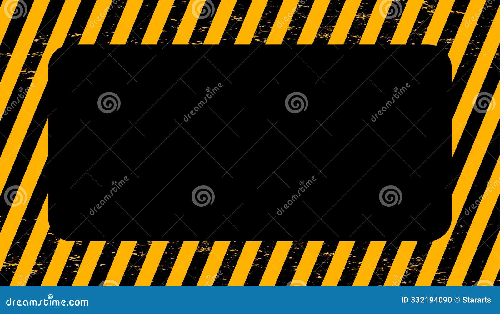 Safety Caution Blank Background with Yellow and Black Stripe Stock ...