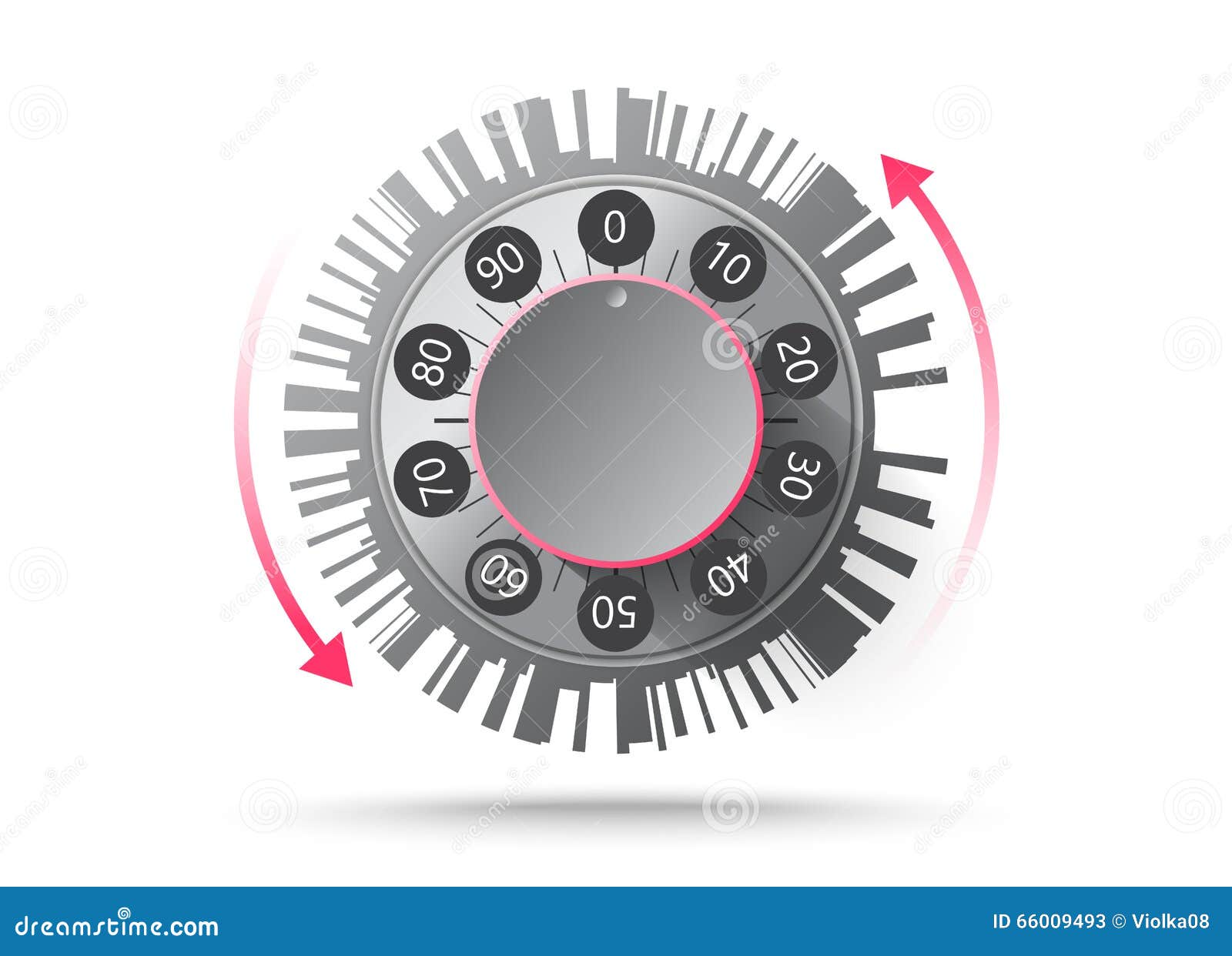 Safety combination lock stock illustration. Illustration of concept ...