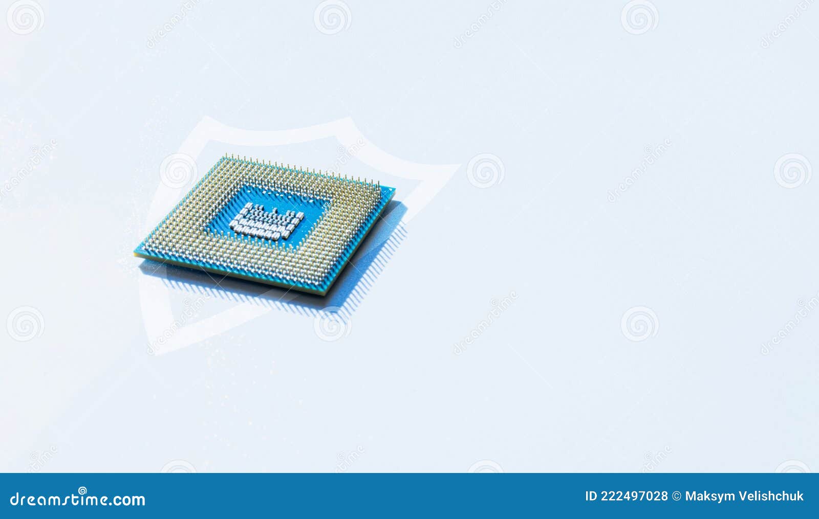 Safety Computer. Network Digital Security Technology with Computer ...