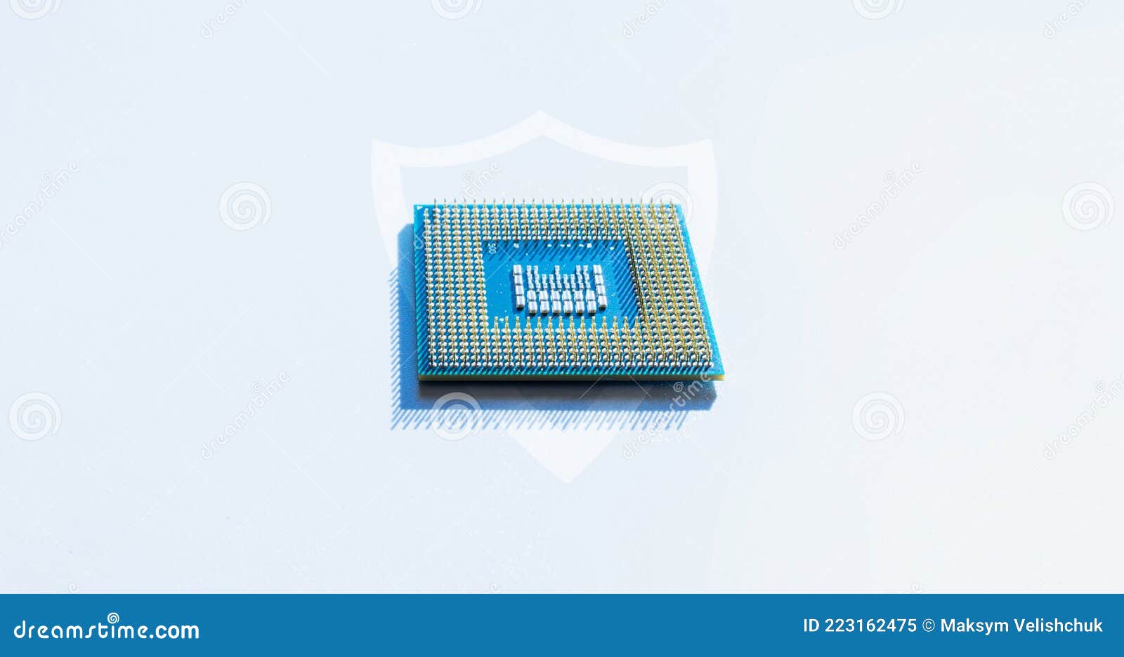 Safety Computer. Network Digital Security Technology with Computer ...