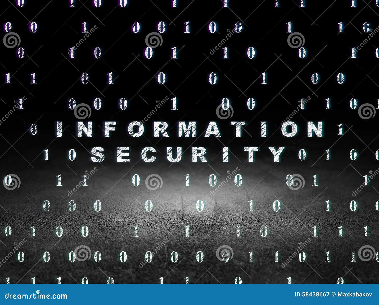 Safety Concept: Information Security in Grunge Stock Illustration ...