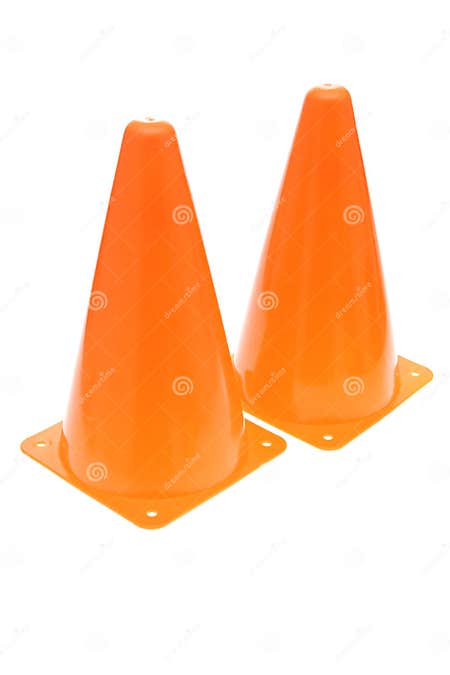 Safety Cones stock photo. Image of roadblock, warn, symbol - 3412430
