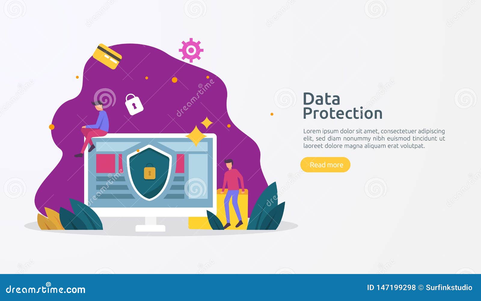 Safety and Confidential Data Protection. VPN Internet Network Security ...