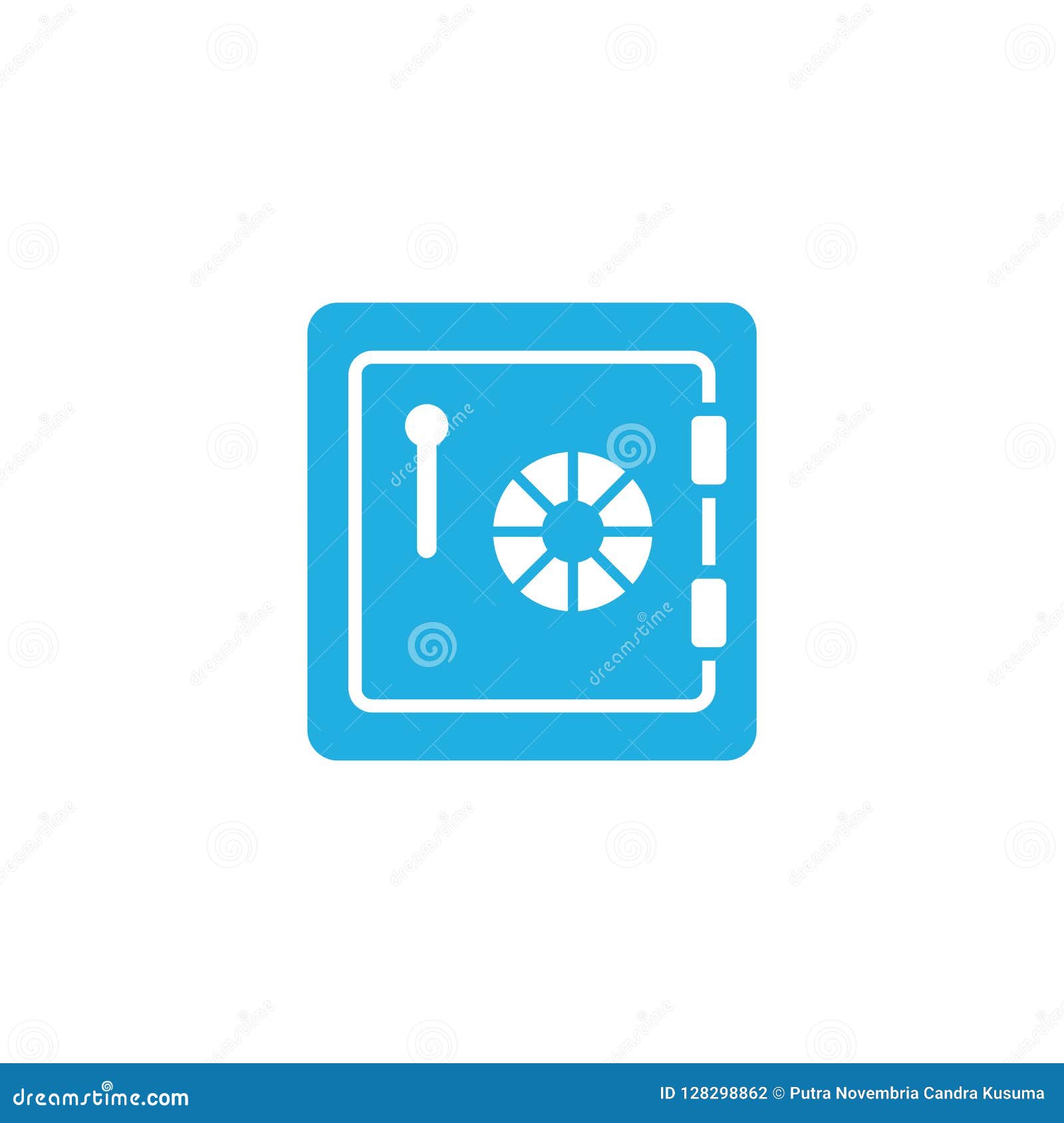 Safety Deposit Box Logo Icon Design Stock Vector - Illustration of ...