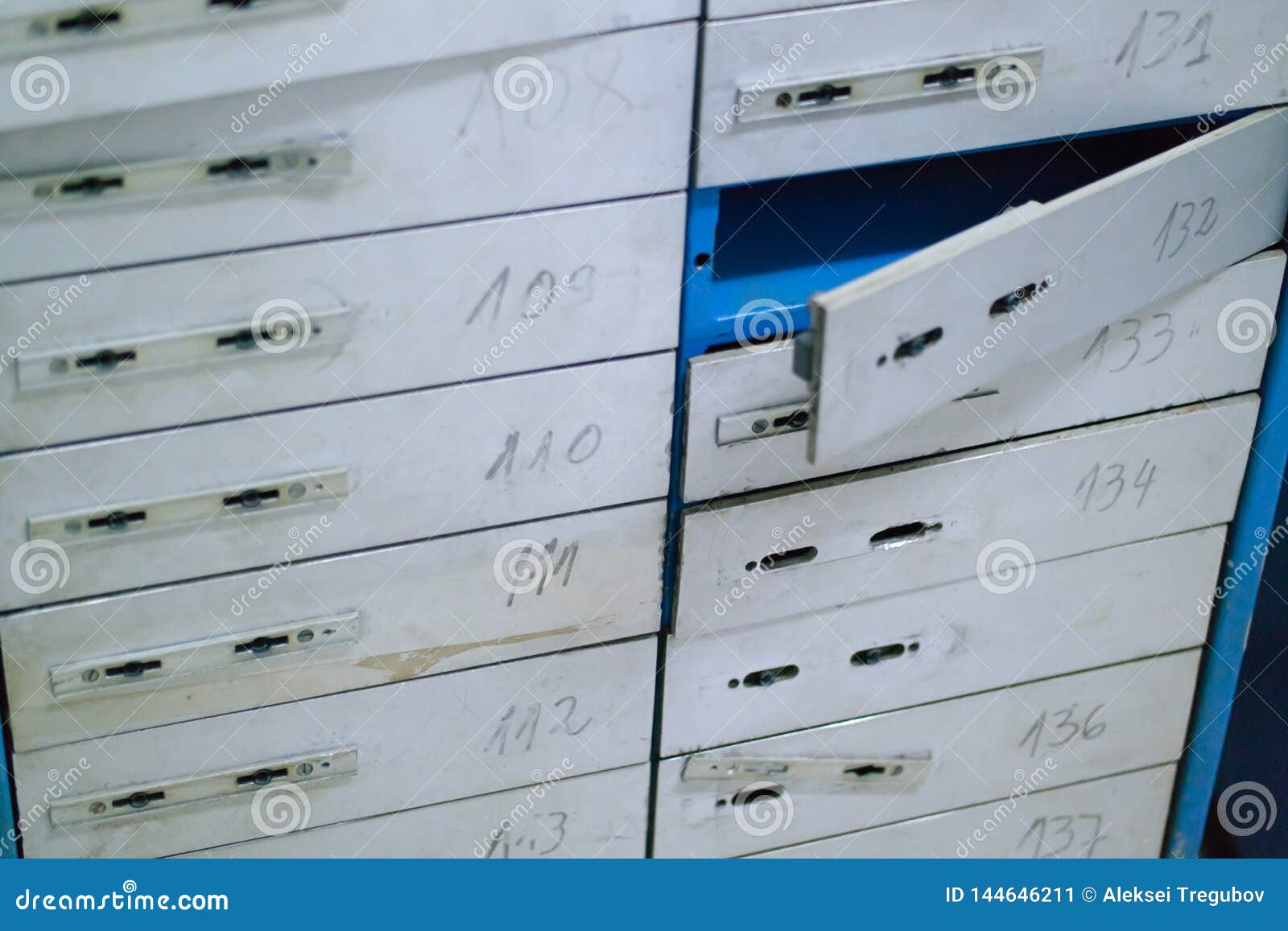Safety Deposit Box, Storage, Safe Box, Cells Stock Image - Image of ...