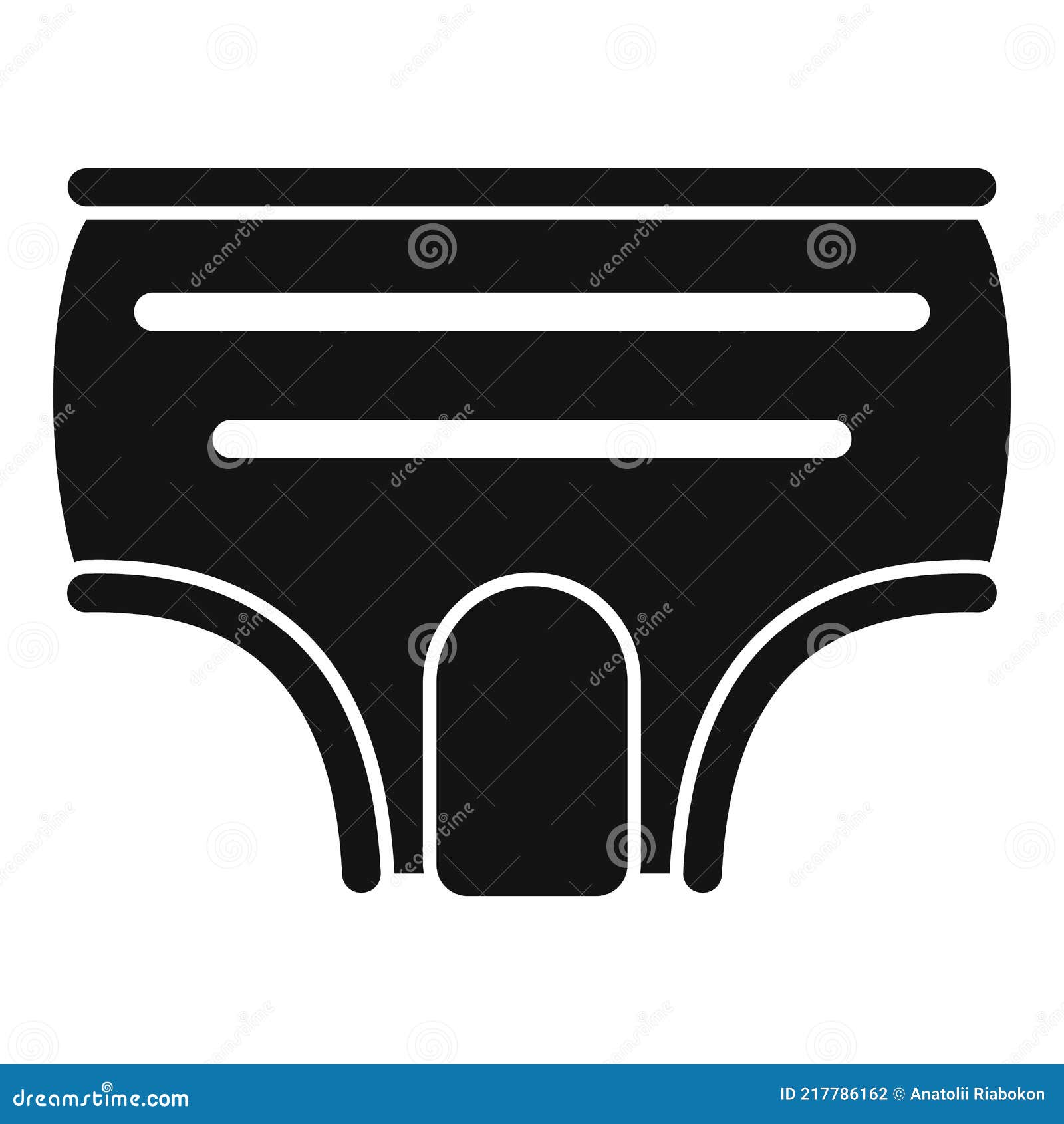 Safety Diaper Icon, Simple Style Stock Vector - Illustration of hygiene ...