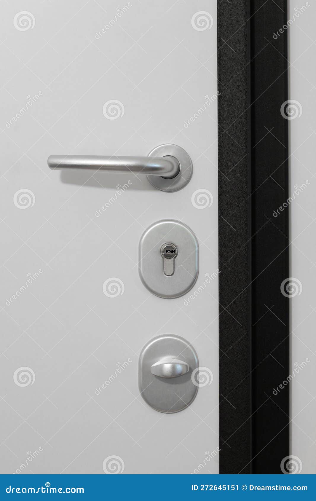 Safety Door Lock with Copy Space for Your Text Stock Image - Image of ...