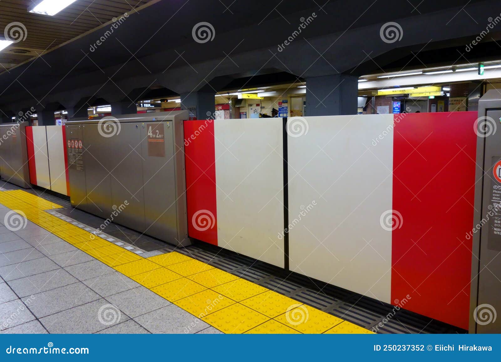 Safety Doors for Passengers Installed on Train Platforms Editorial ...