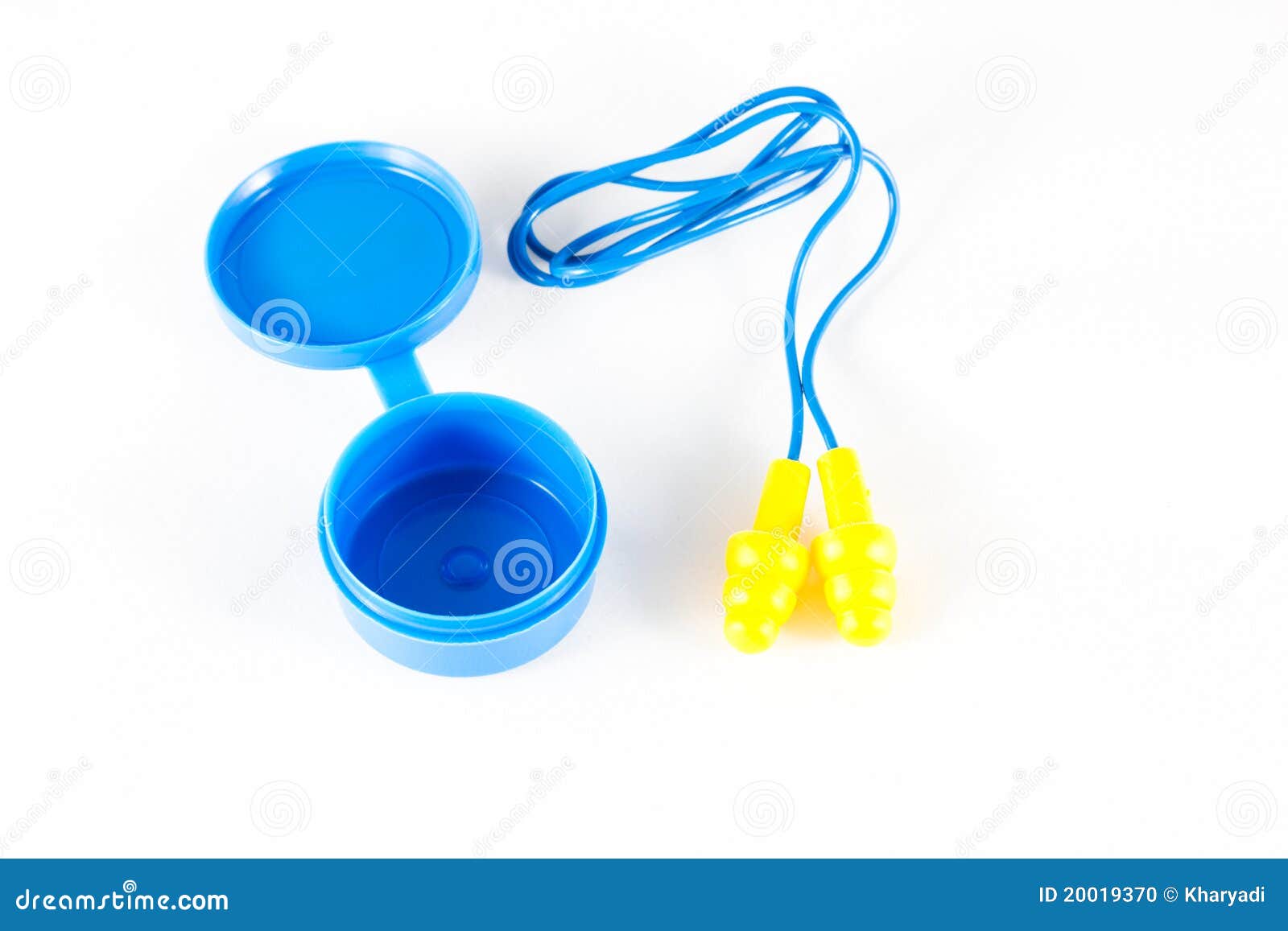 Safety earplug. stock photo. Image of earplug, medical - 20019370