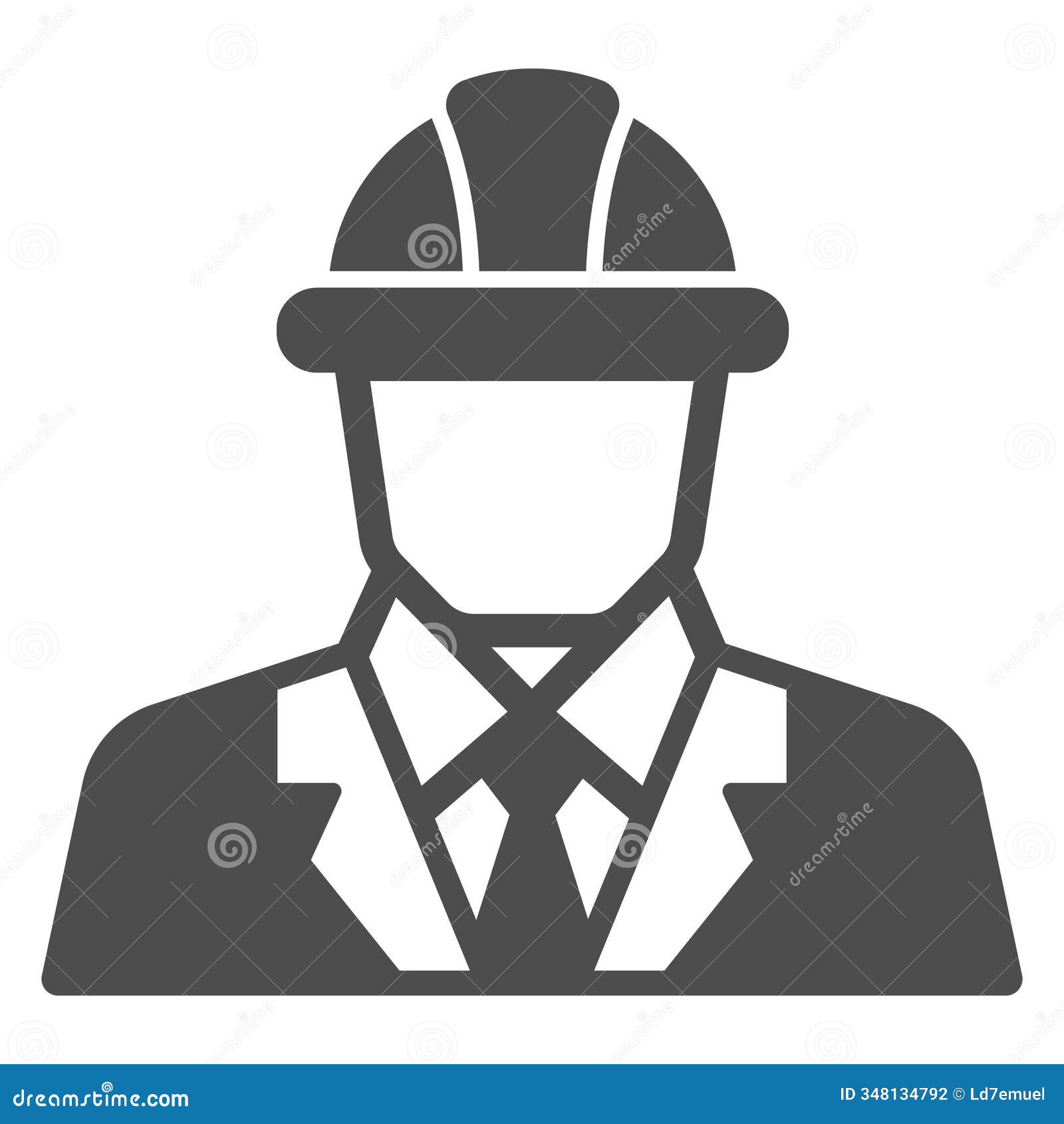 Safety Engineer Man Solid Icon, Labor Protection, Worker Safety Concept ...