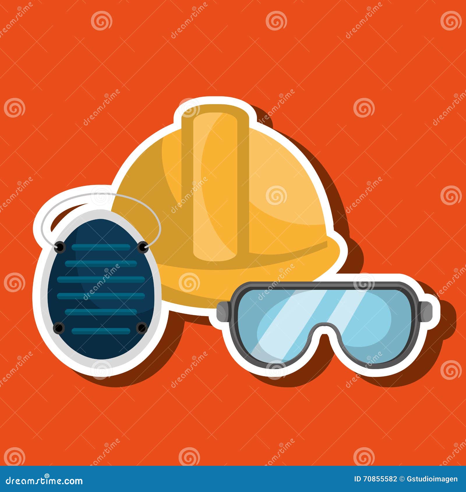 Safety equipment design stock illustration. Illustration of equipment ...