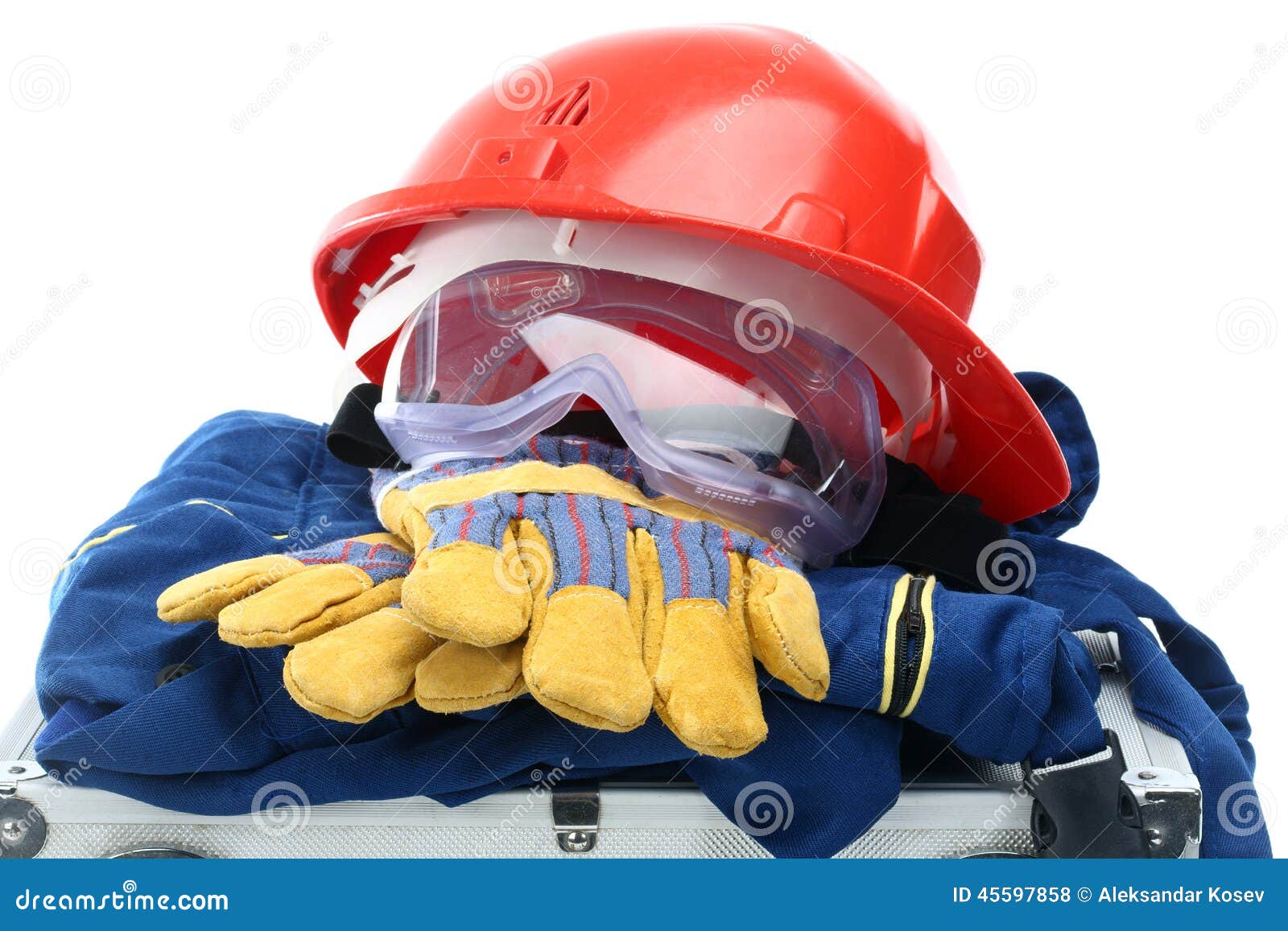 Safety stock photo. Image of engineer, work, goggles - 45597858