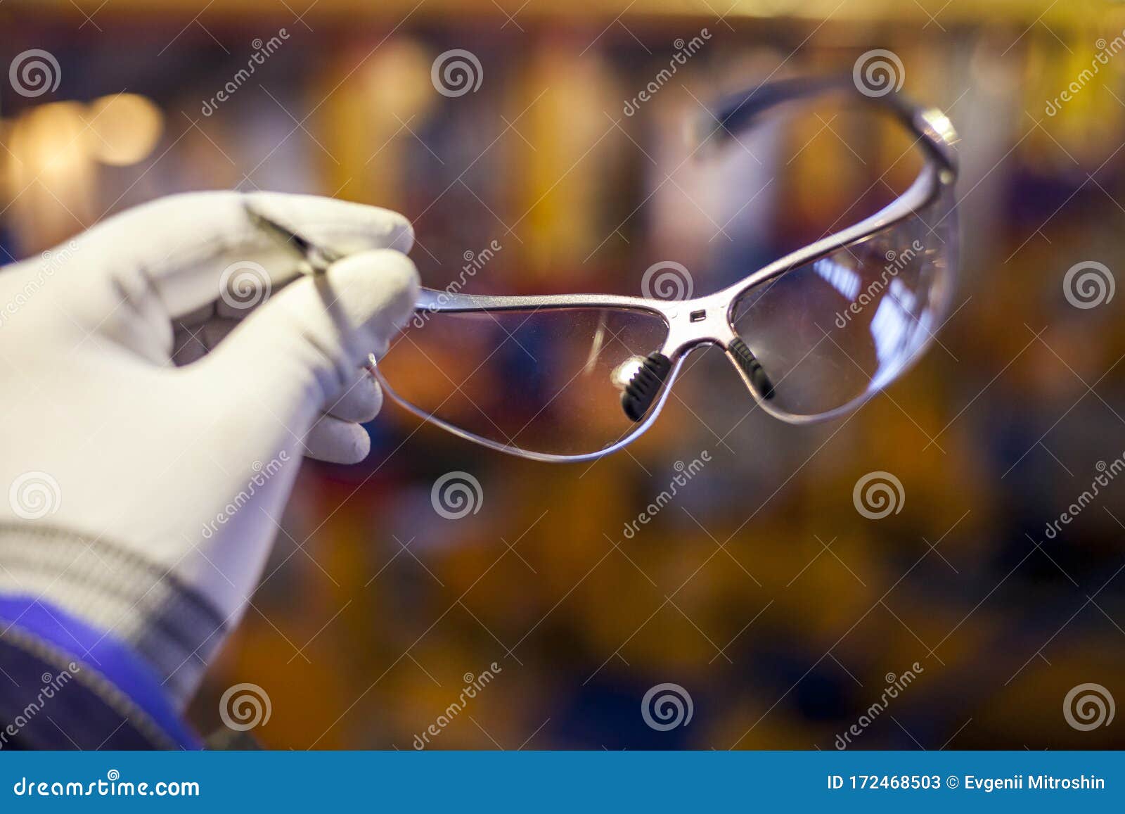 Safety, Eye Protection, Transparent Glasses Stock Image - Image of ...